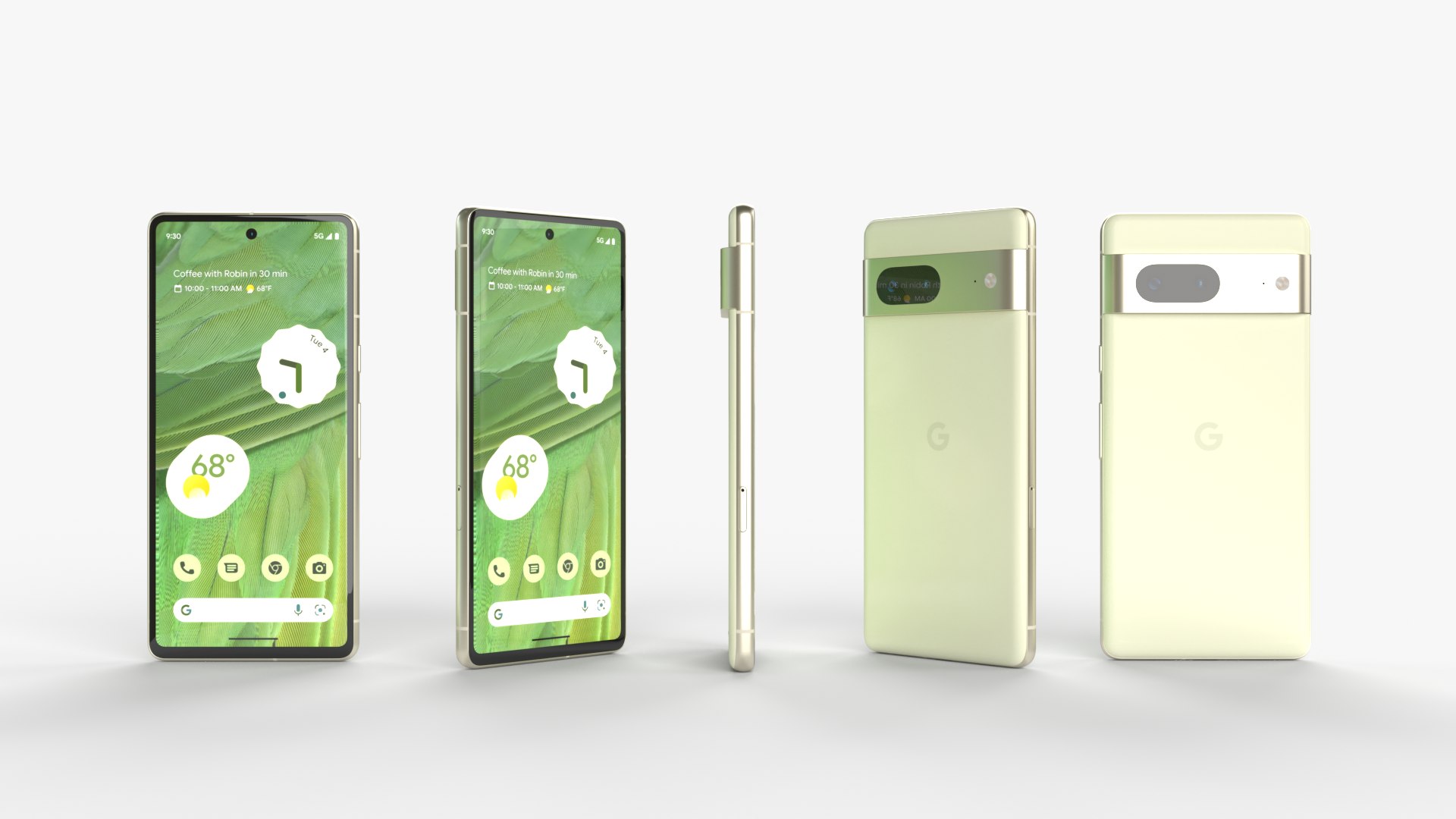 3D Model All Google Products Phones Tablets Buds Watch And Nest Wifi ...