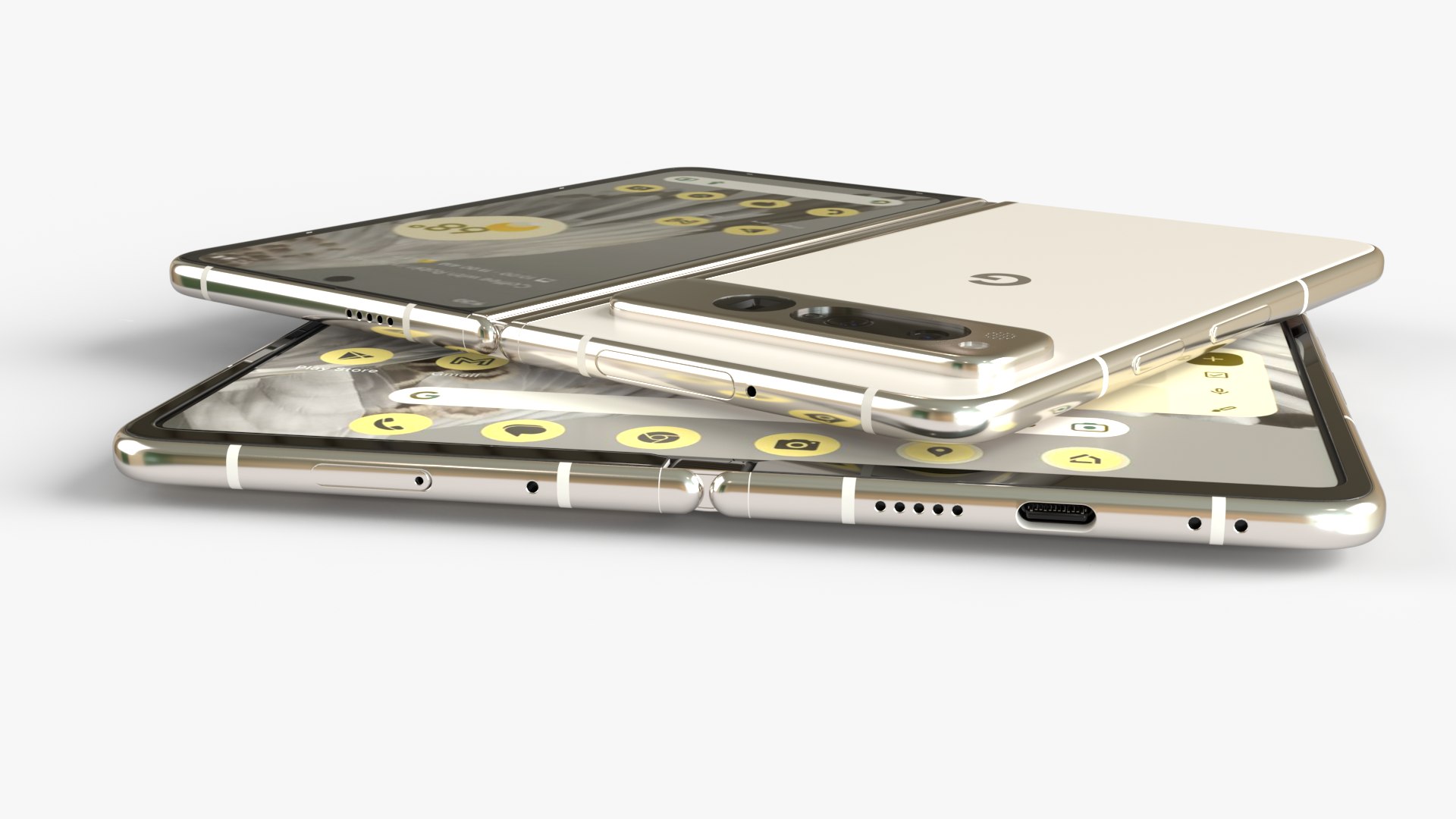 3D Model All Google Products Phones Tablets Buds Watch And Nest Wifi ...