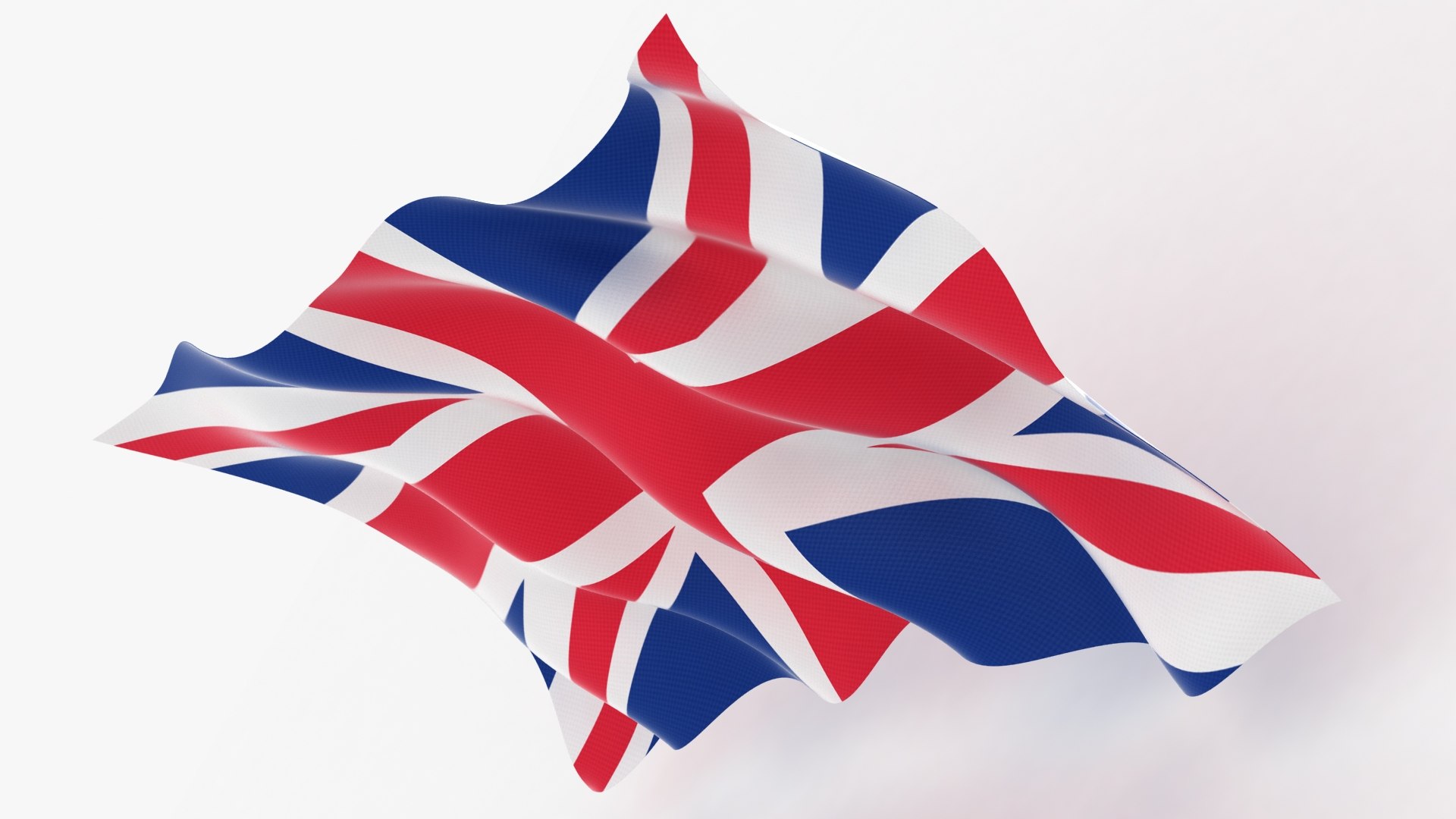 Realistic united kingdom flag model - TurboSquid 1612883