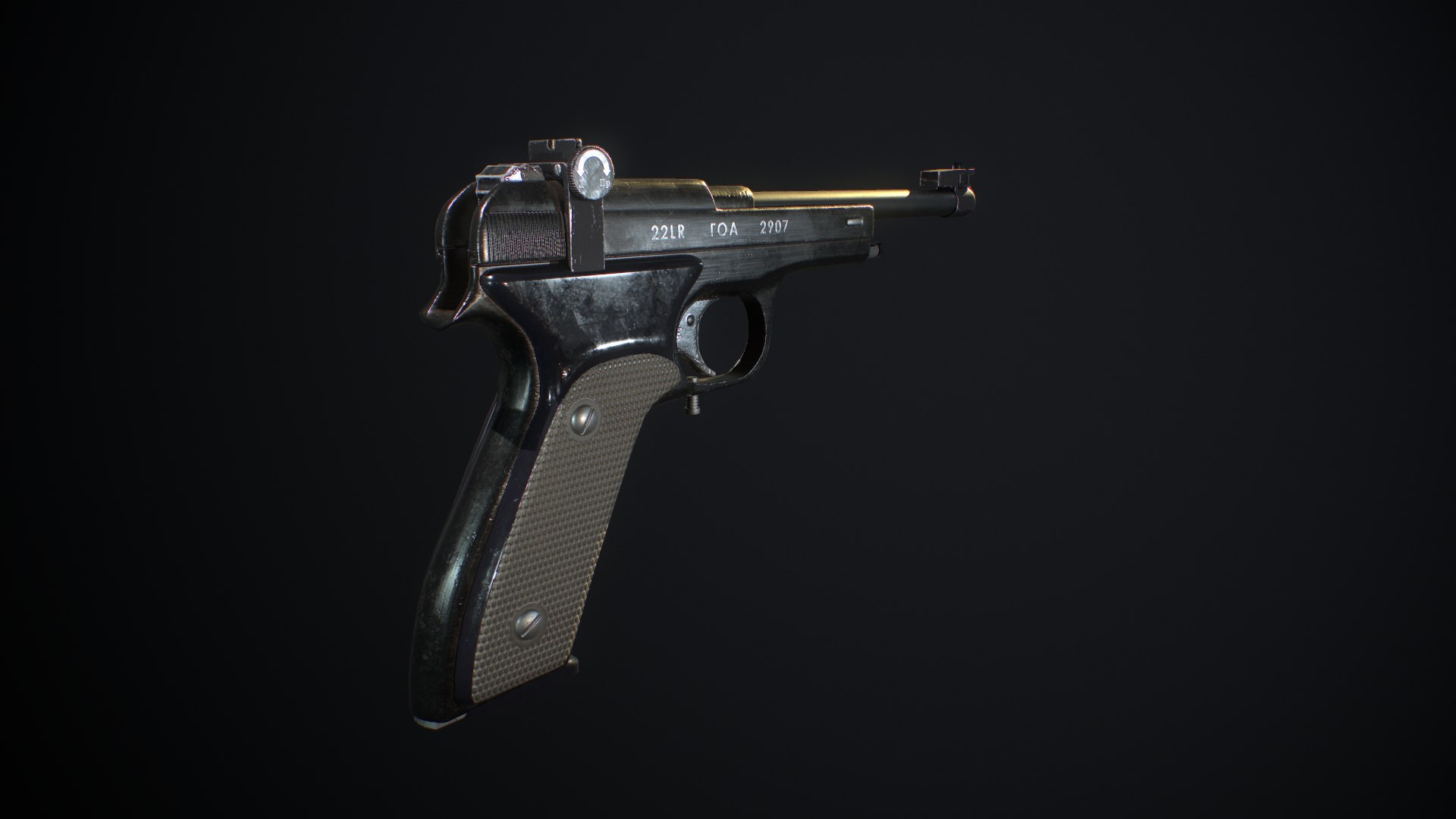 Margolin Pistol 3D Model - TurboSquid 2157024