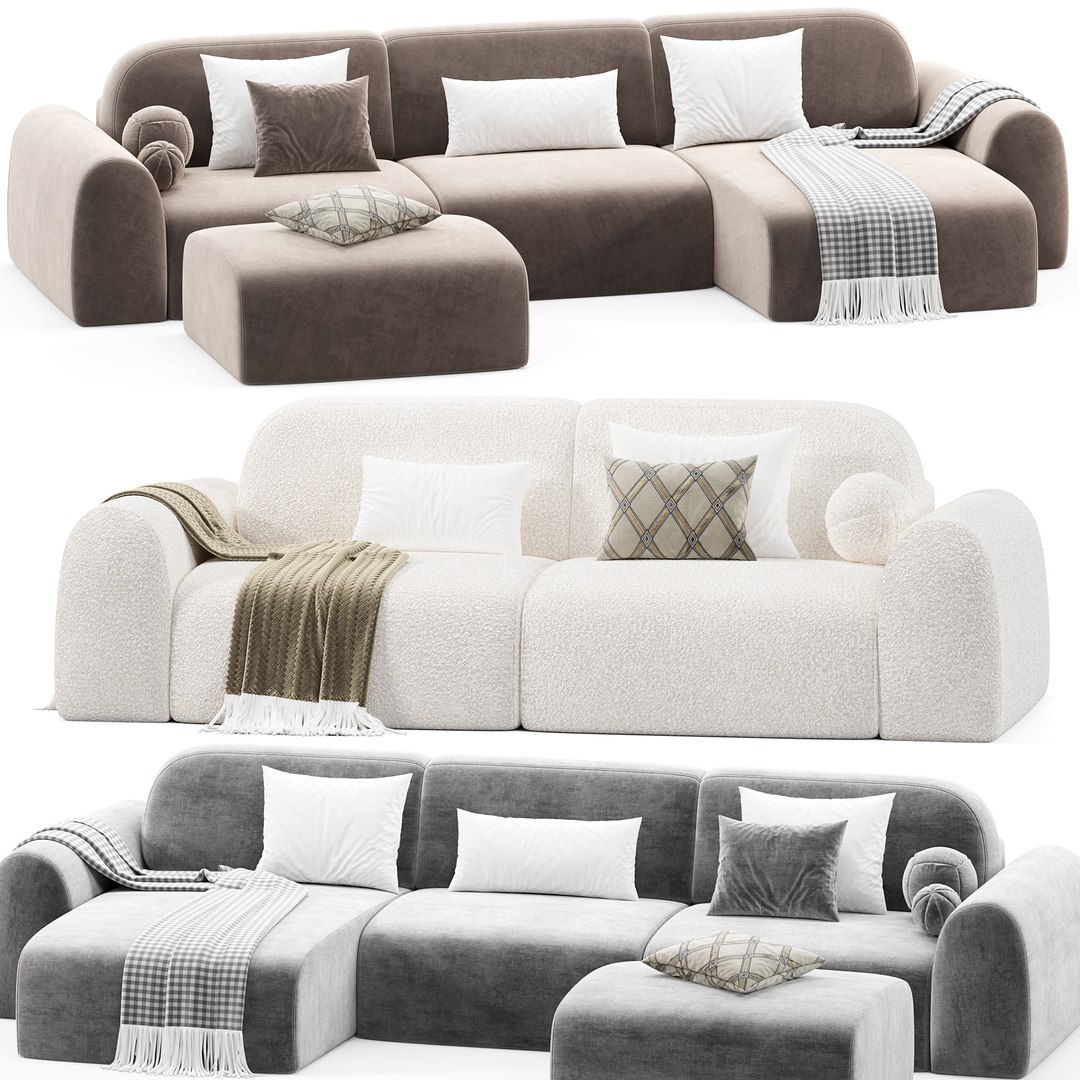 3D Lilt 2 Sofa Model - TurboSquid 2387620