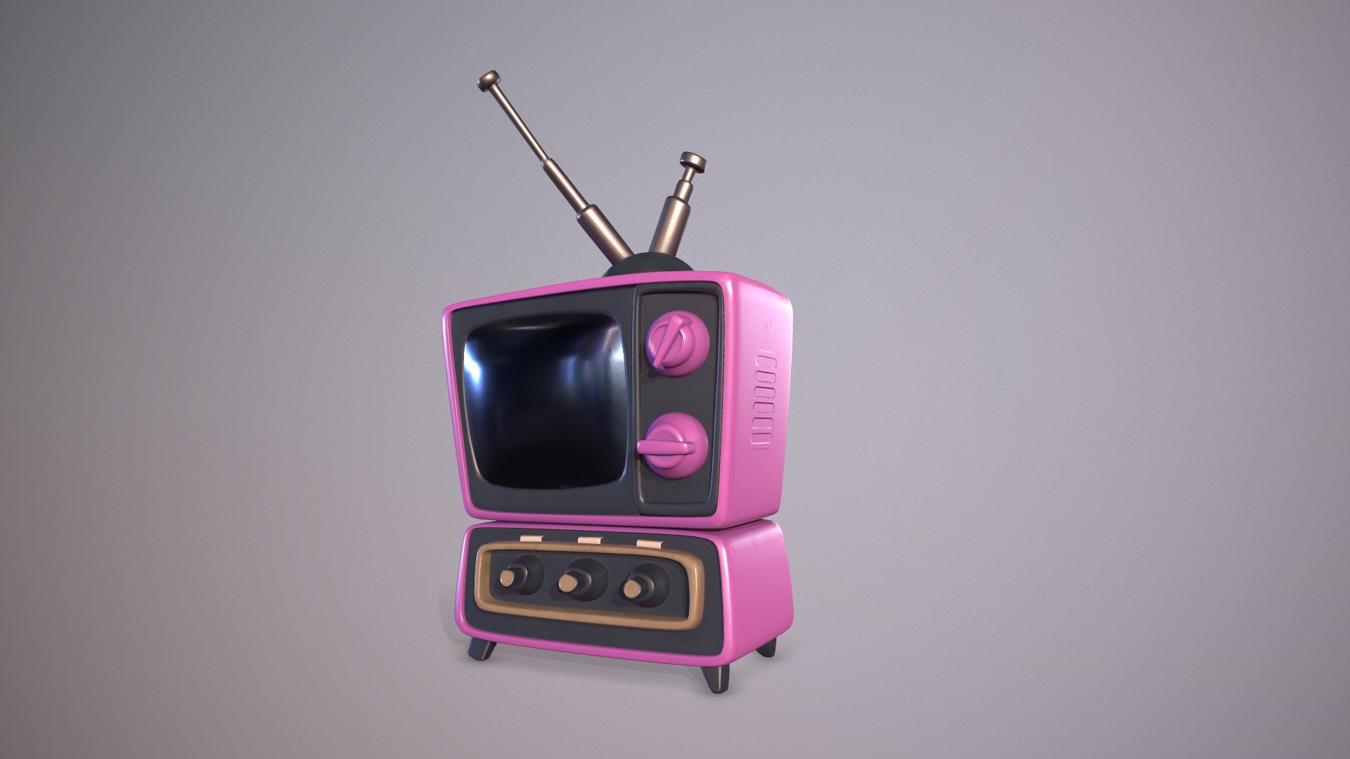 3D stylized tv - TurboSquid 1596254