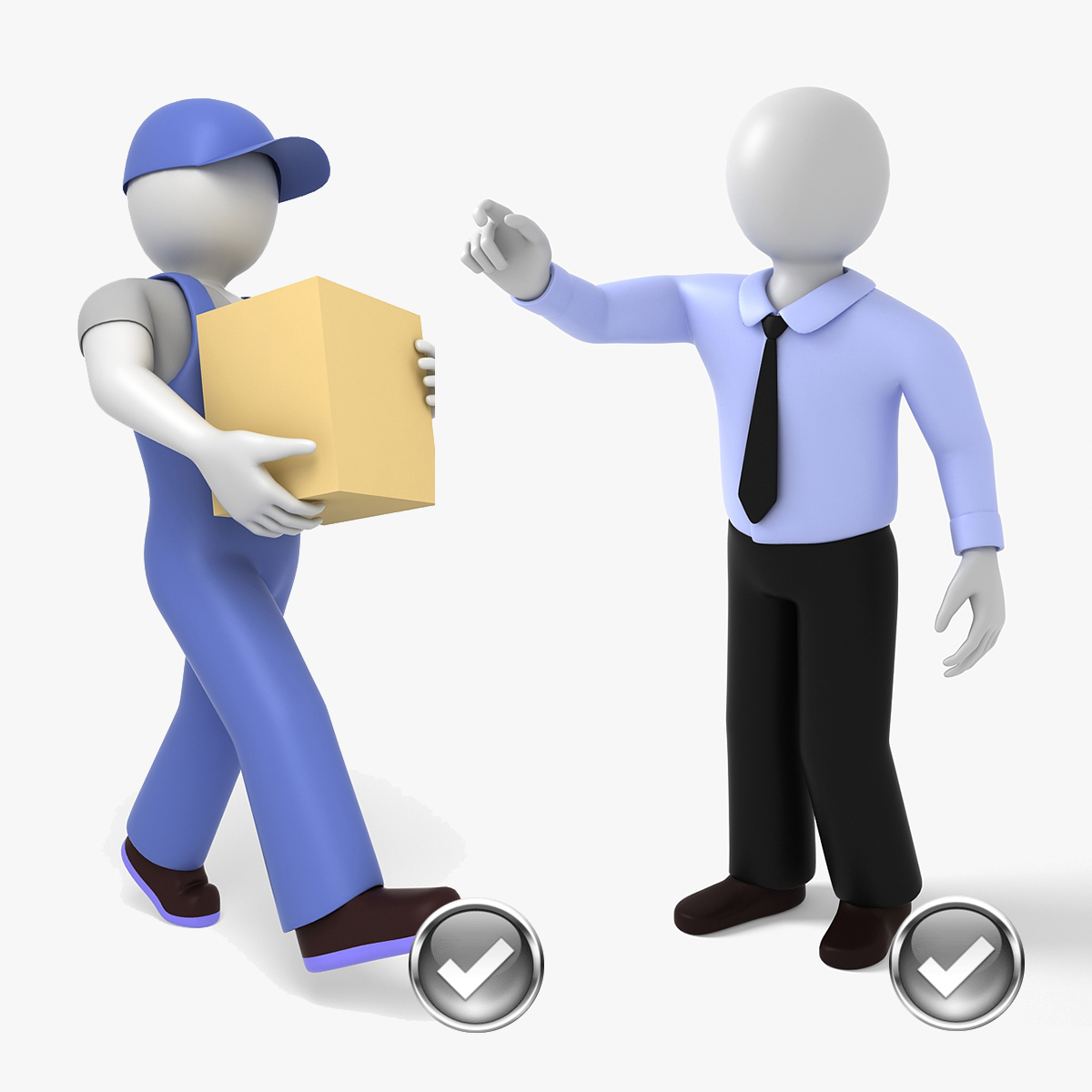 rigged 2 stickman 3d max