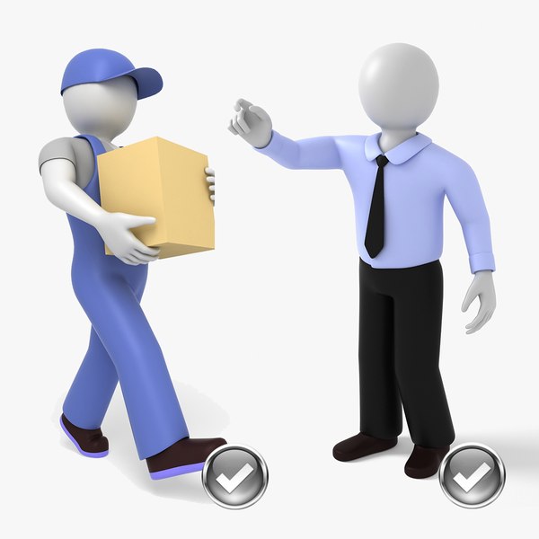 3d model office figure