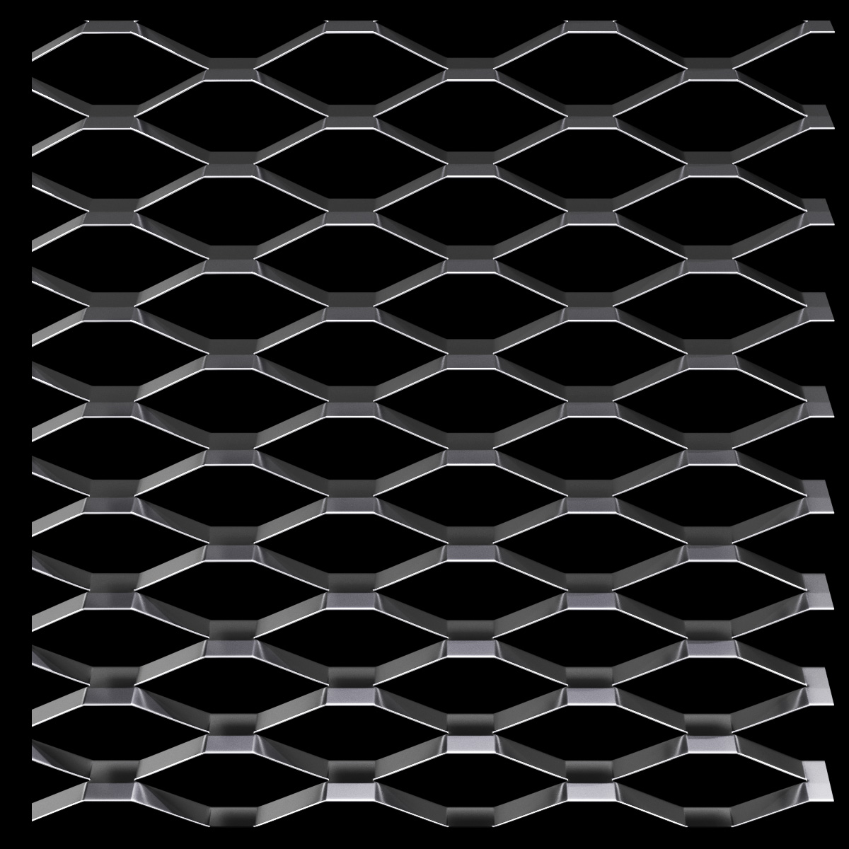 Expanded stainless metal 3D model - TurboSquid 1371424