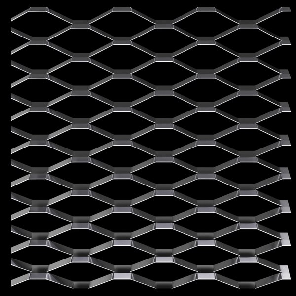 Expanded stainless metal 3D model - TurboSquid 1371424