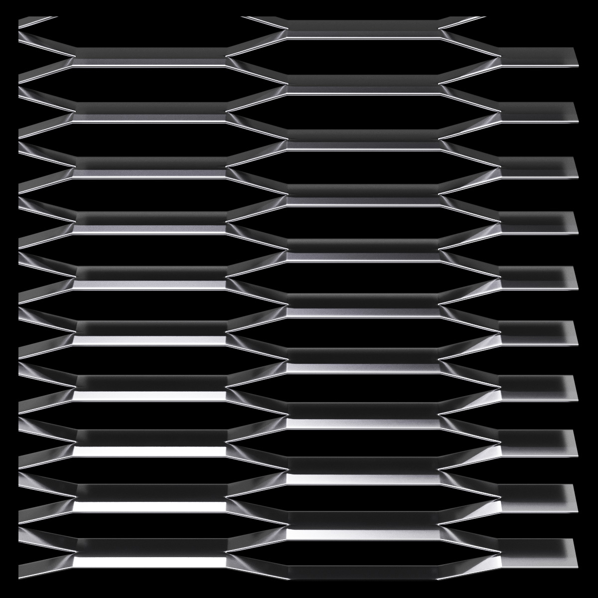 Expanded stainless metal 3D model - TurboSquid 1371424