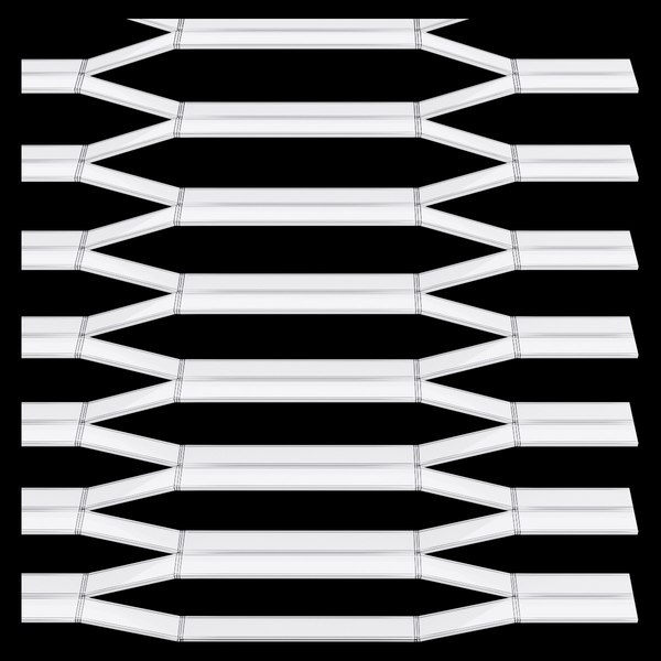 Expanded stainless metal 3D model - TurboSquid 1371424