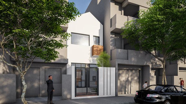 Scandinavian style townhouse model - TurboSquid 1754374 Scandinavian style townhouse model - TurboSquid 1754374