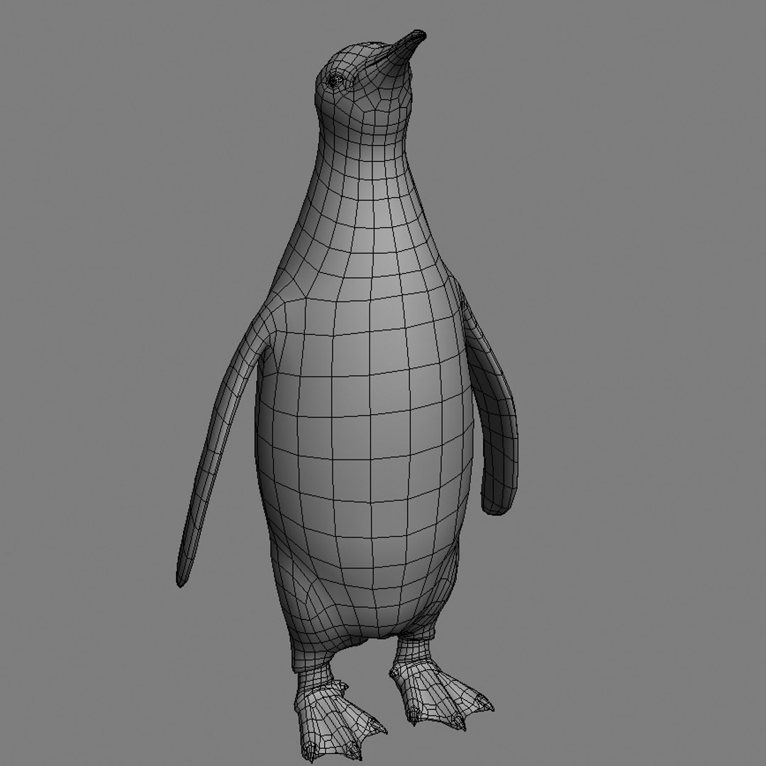 king penguin 3d model