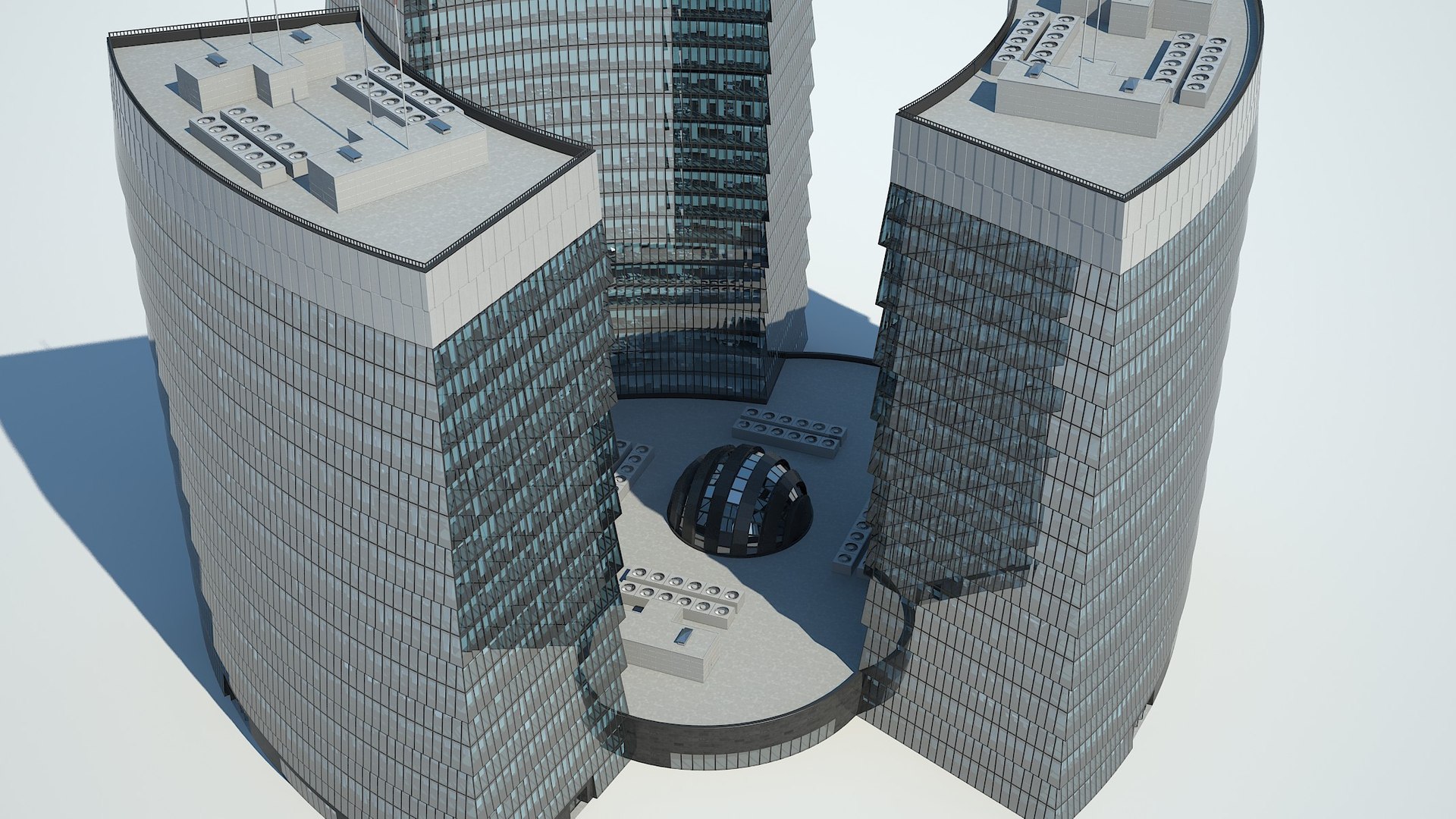 3D Lotos Business Centre Model - TurboSquid 1461017