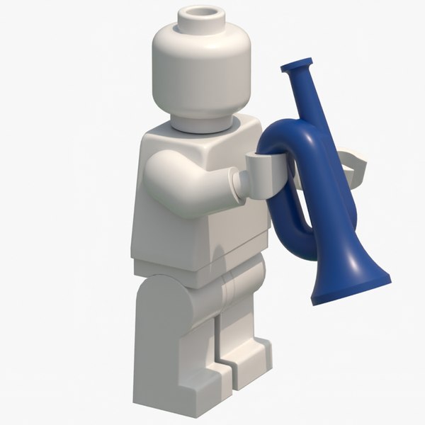 modelo 3d Lego Instrumentos Musicales Saxofón - TurboSquid 2257776
