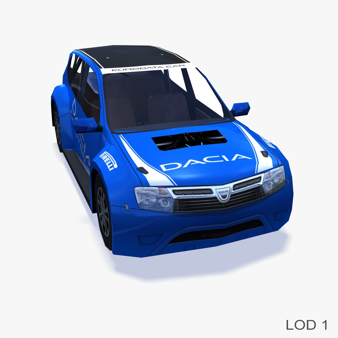 3ds Max Dacia Duster Car