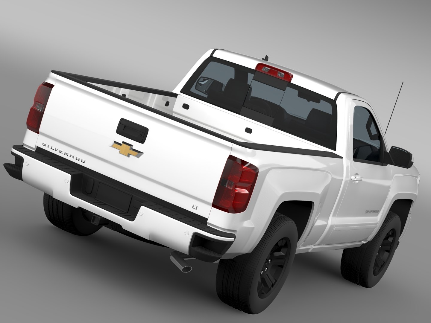 Chevrolet Silverado Lt Z71 3d Model