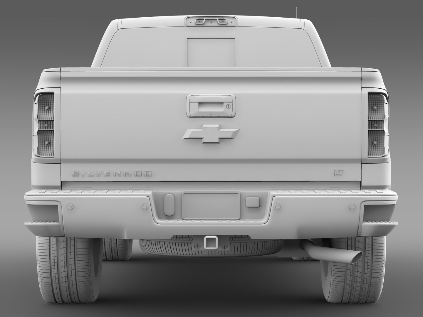 Chevrolet Silverado Lt Z71 3d Model