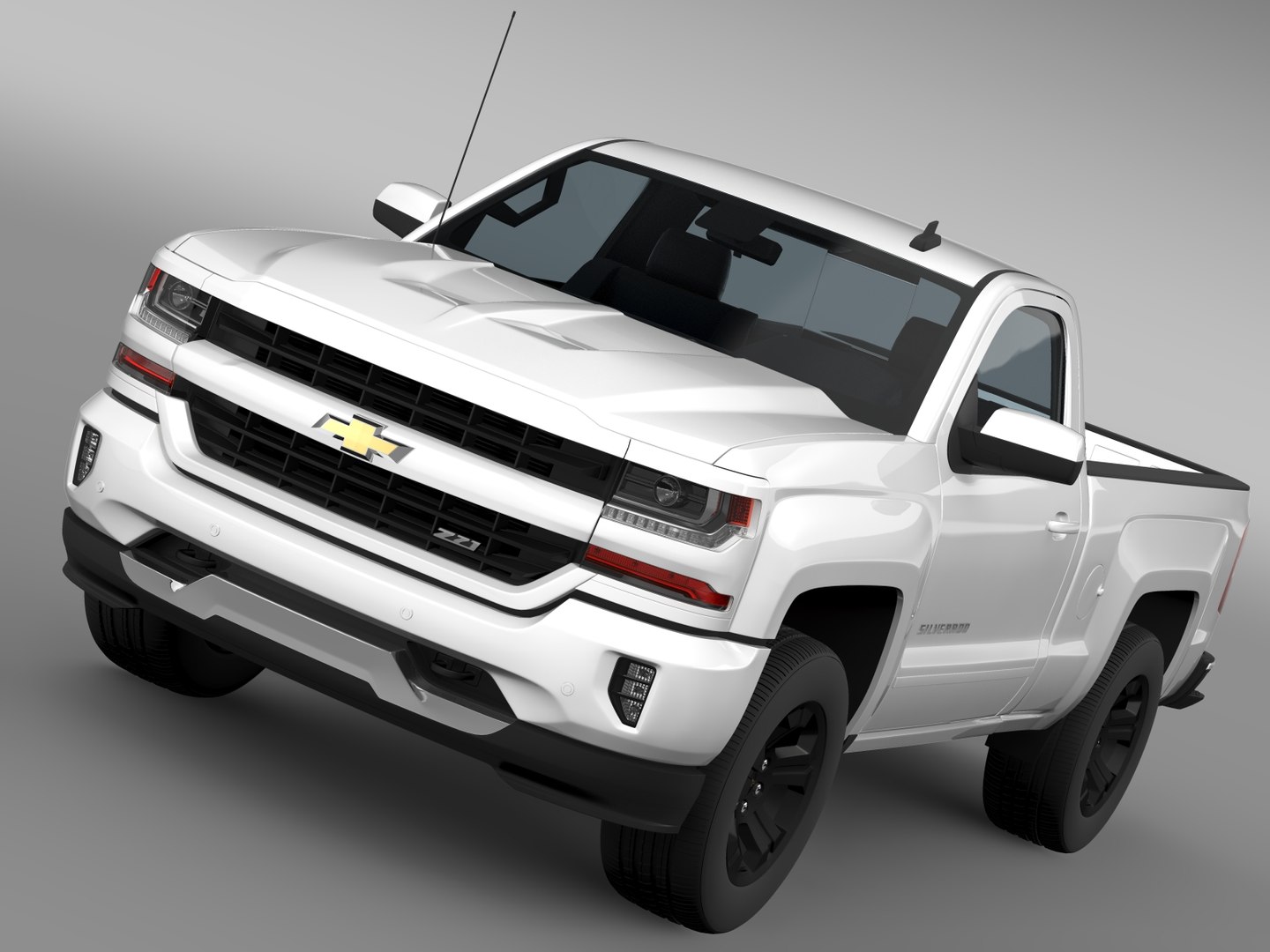 Chevrolet Silverado Lt Z71 3d Model