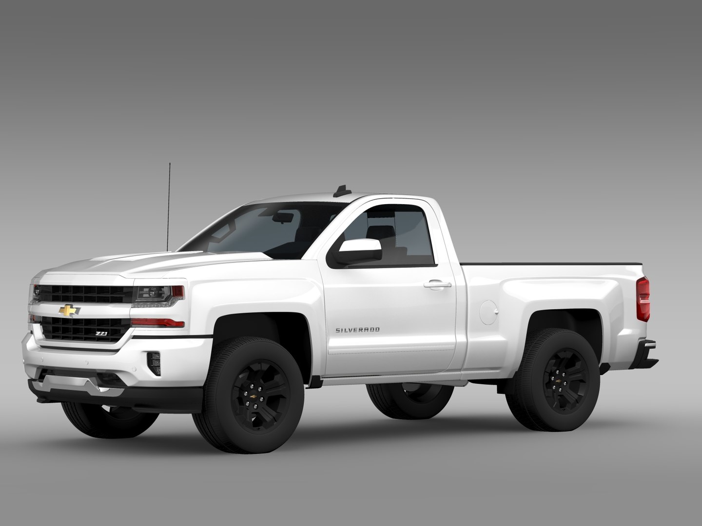 Chevrolet Silverado Lt Z71 3d Model