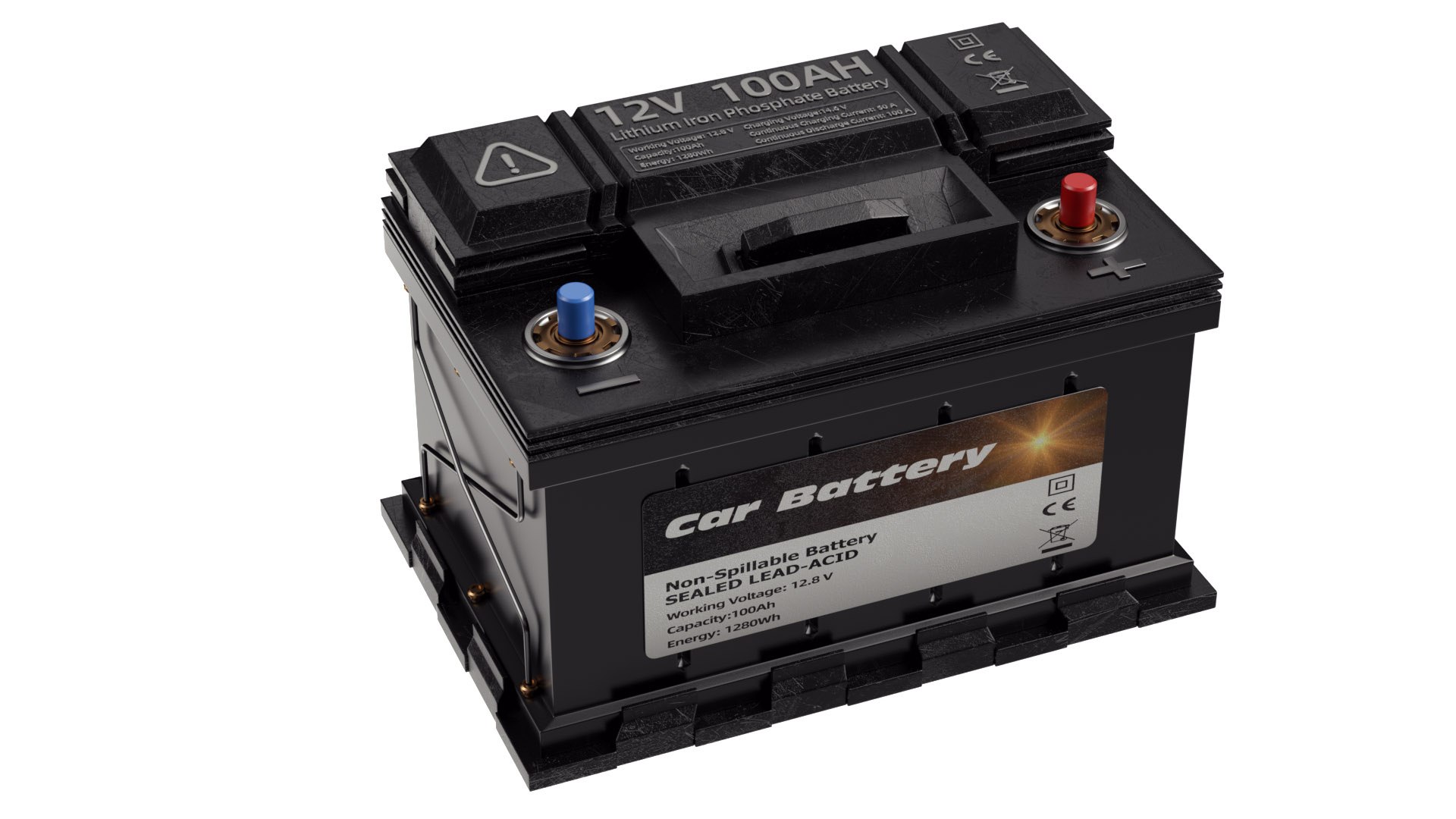 3D Car Battery Lead Acid Batteries 3D Model - TurboSquid 2198806