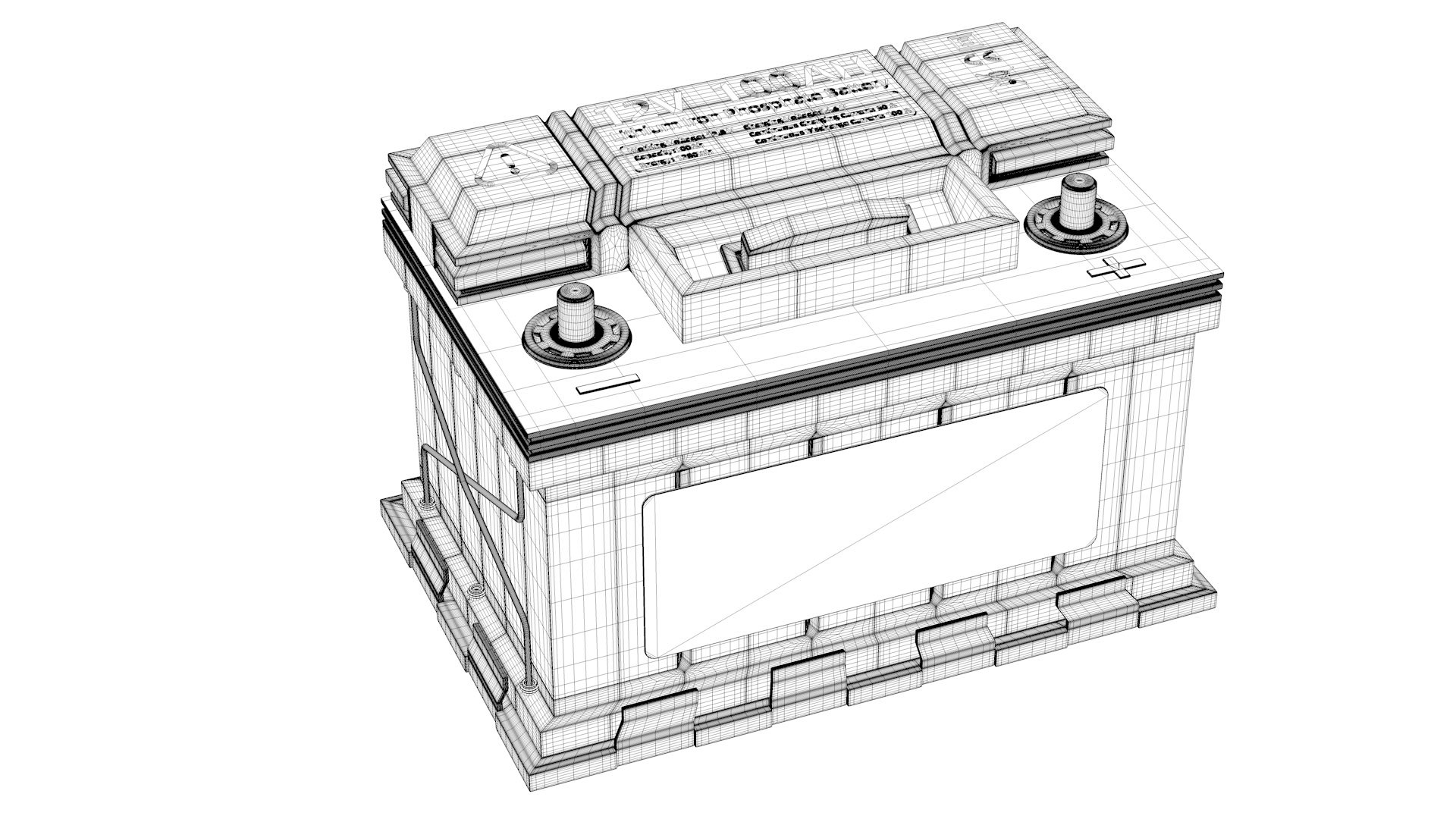 3D Car Battery Lead Acid Batteries 3D Model - TurboSquid 2198806