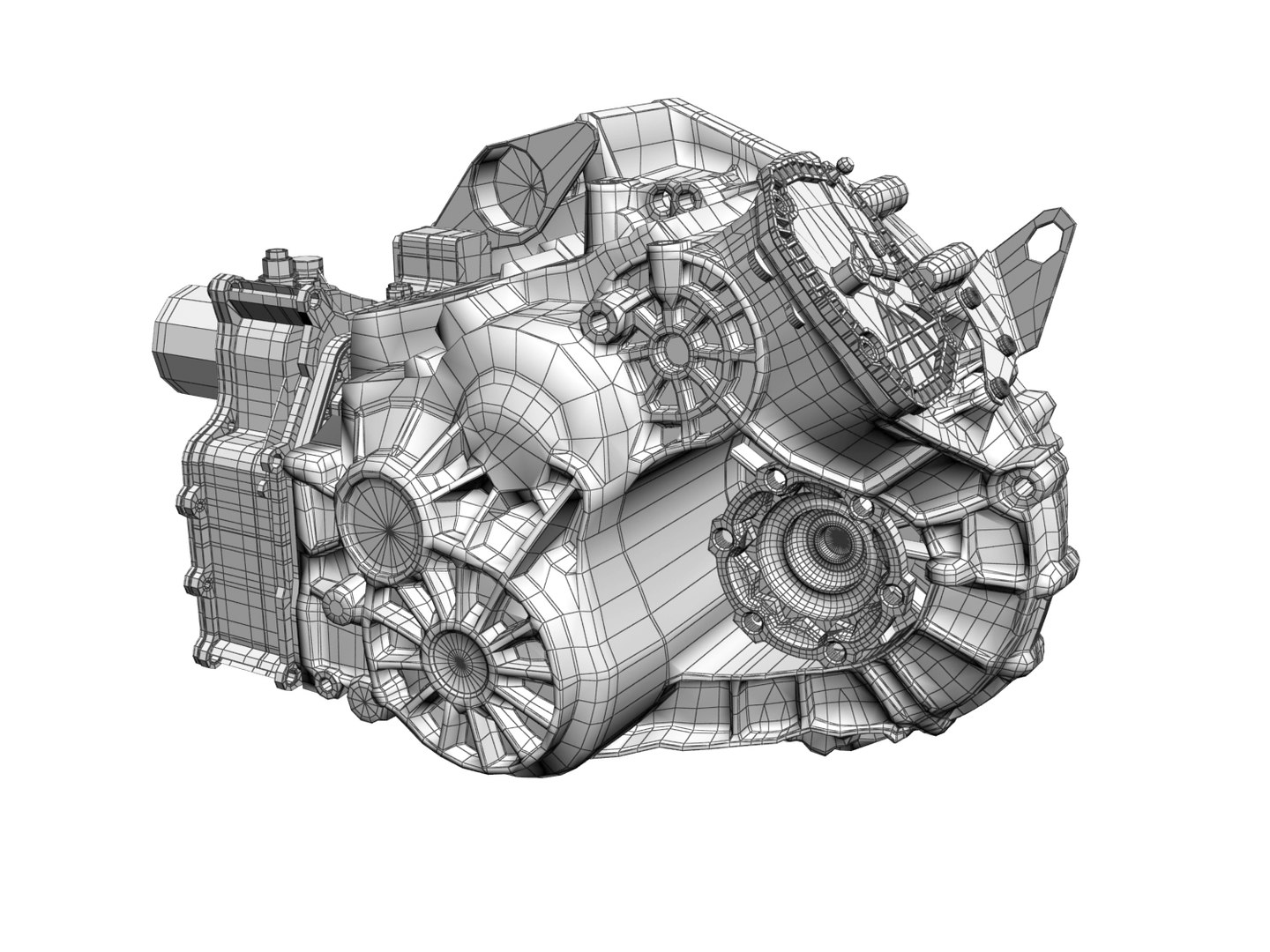 3d Model Engine Volkswagen New Magotan