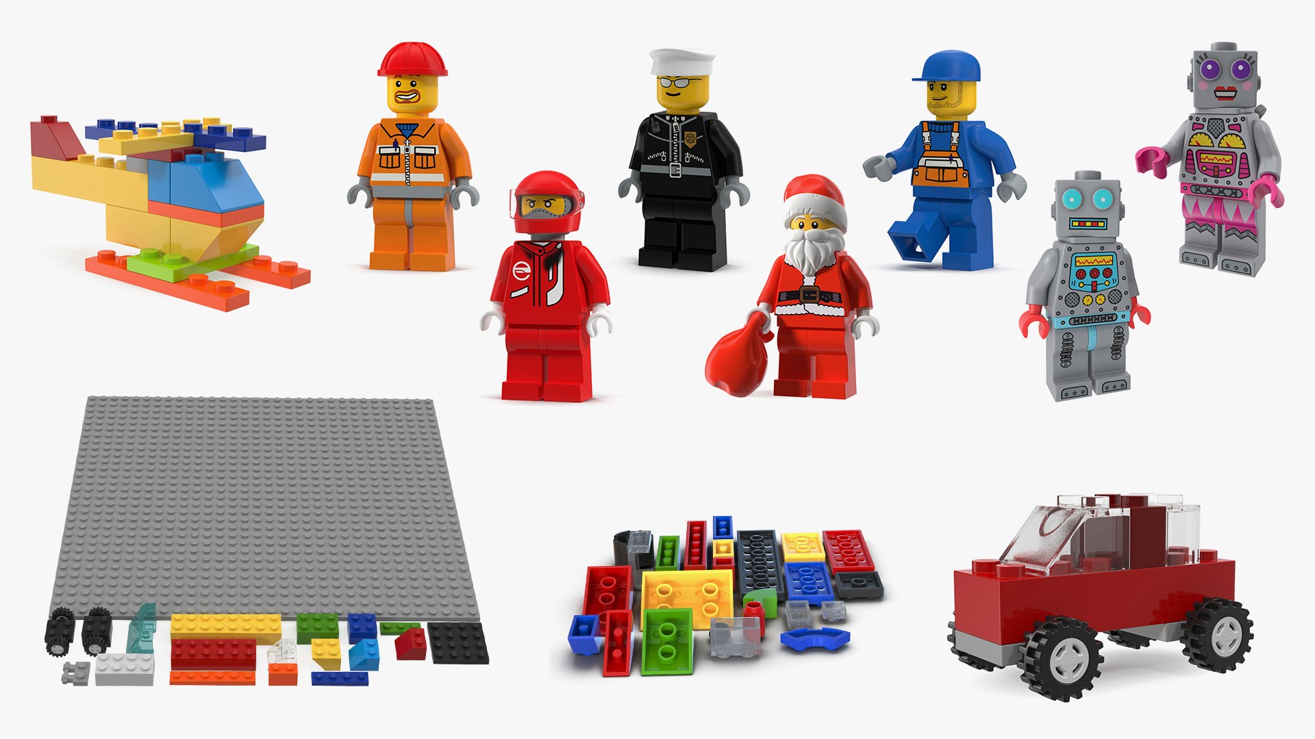 3D Lego Collection 4 model - TurboSquid 1796330