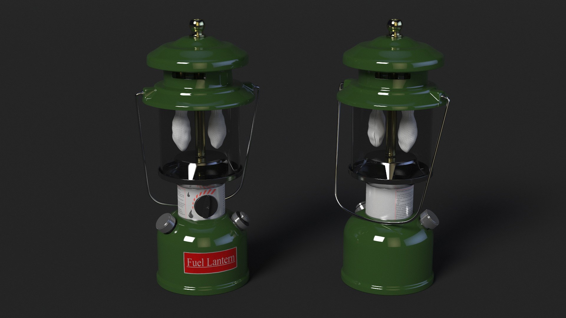 Vintage Fuel Lantern 3D - TurboSquid 2327225