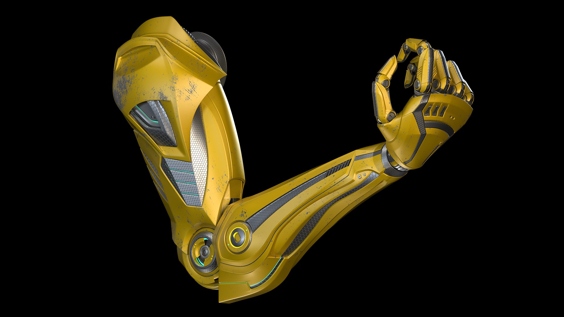 ROBOT MECH ARM - RIGGED 3D Model - TurboSquid 1860263