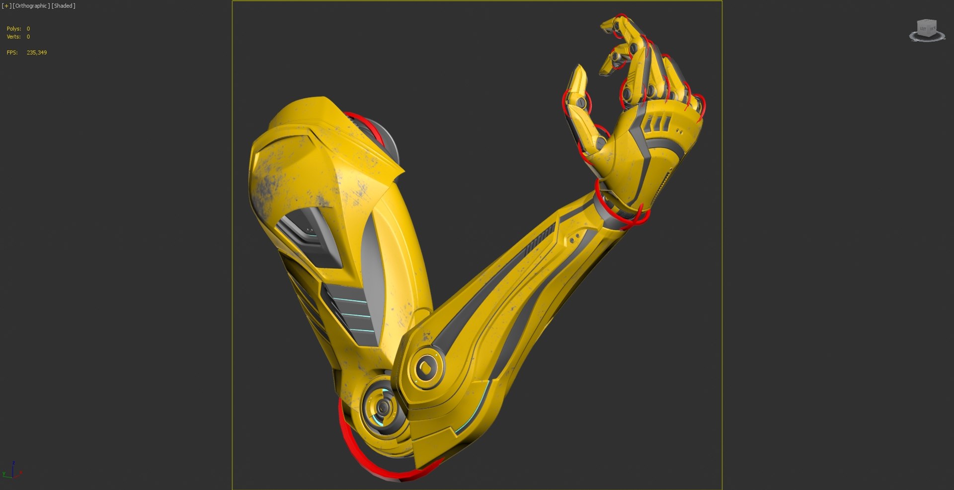 ROBOT MECH ARM - RIGGED 3D Model - TurboSquid 1860263