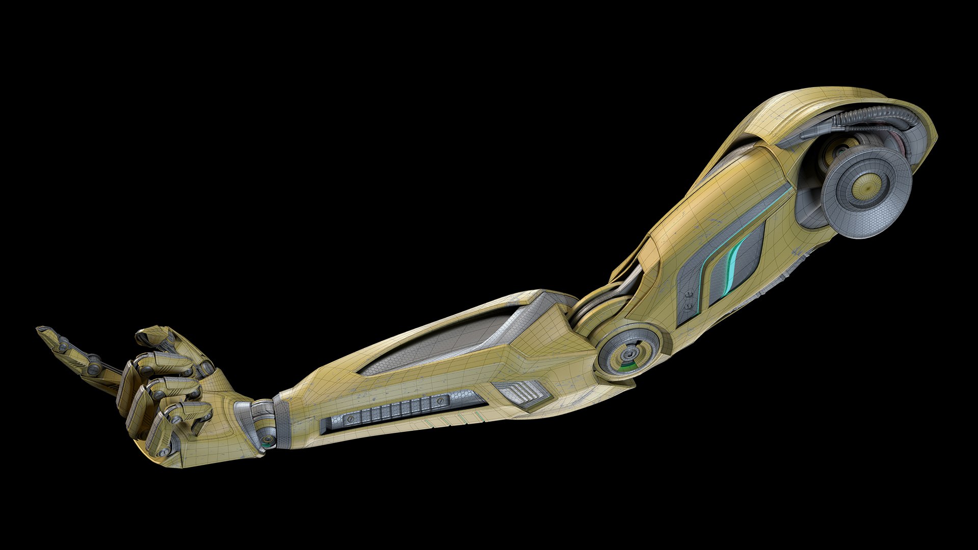 ROBOT MECH ARM - RIGGED 3D Model - TurboSquid 1860263