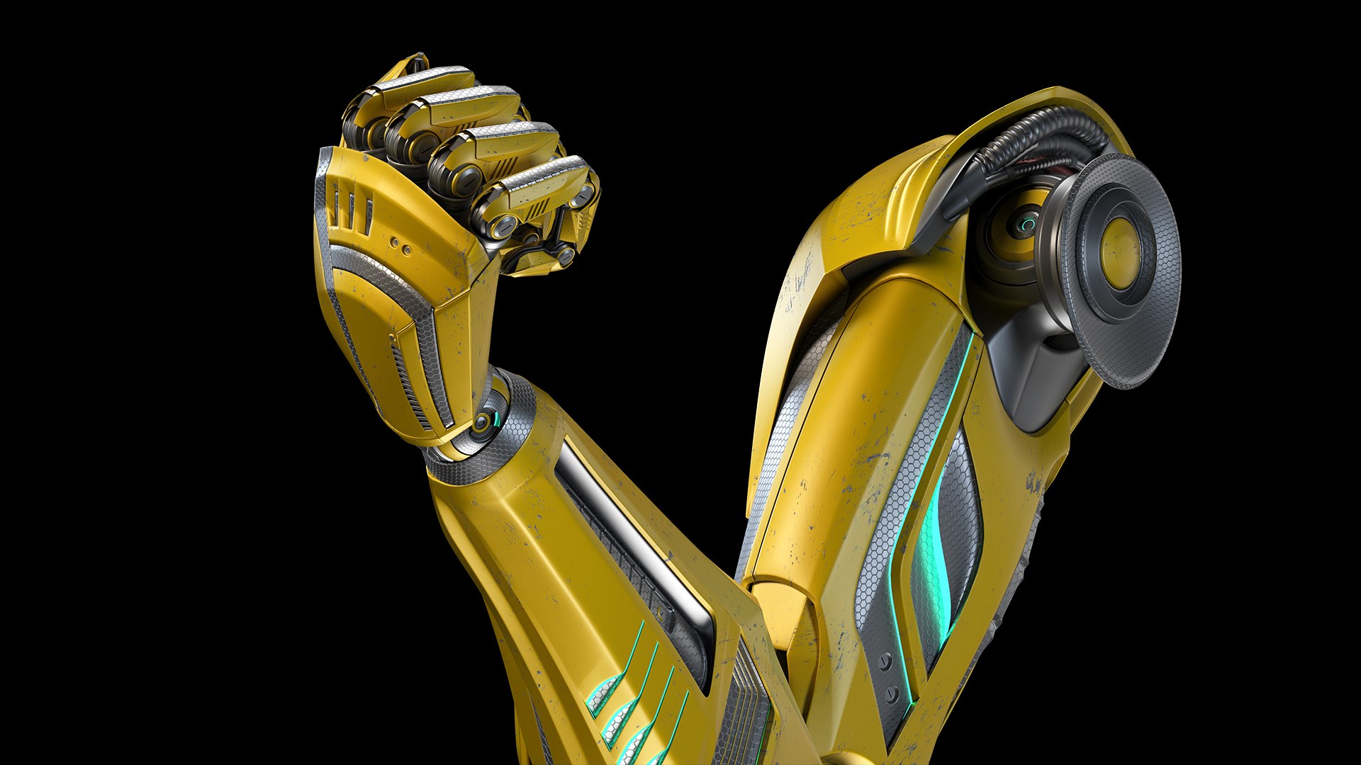 ROBOT MECH ARM - RIGGED 3D Model - TurboSquid 1860263