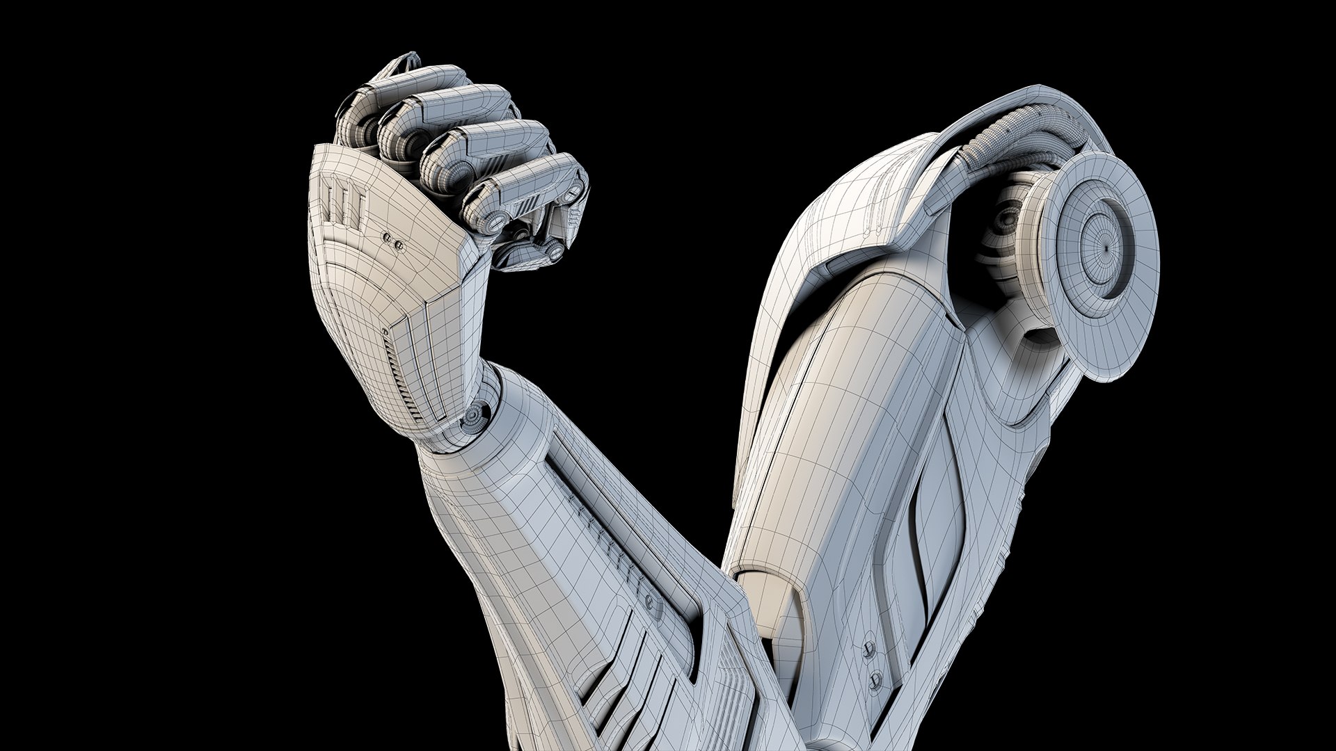 ROBOT MECH ARM - RIGGED 3D Model - TurboSquid 1860263