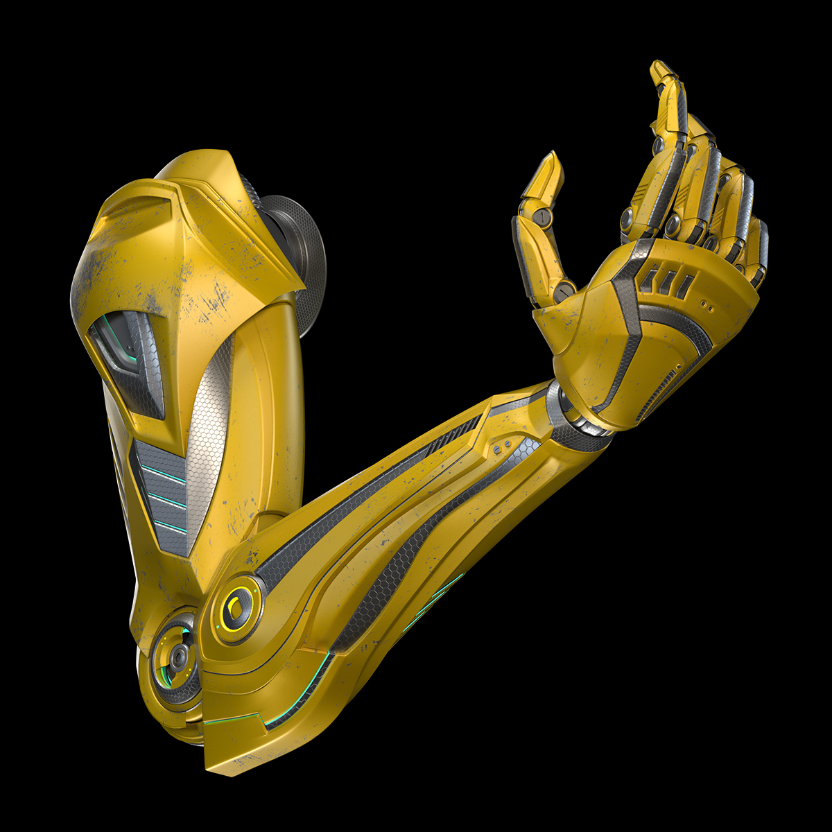 ROBOT MECH ARM - RIGGED 3D model - TurboSquid 1860263