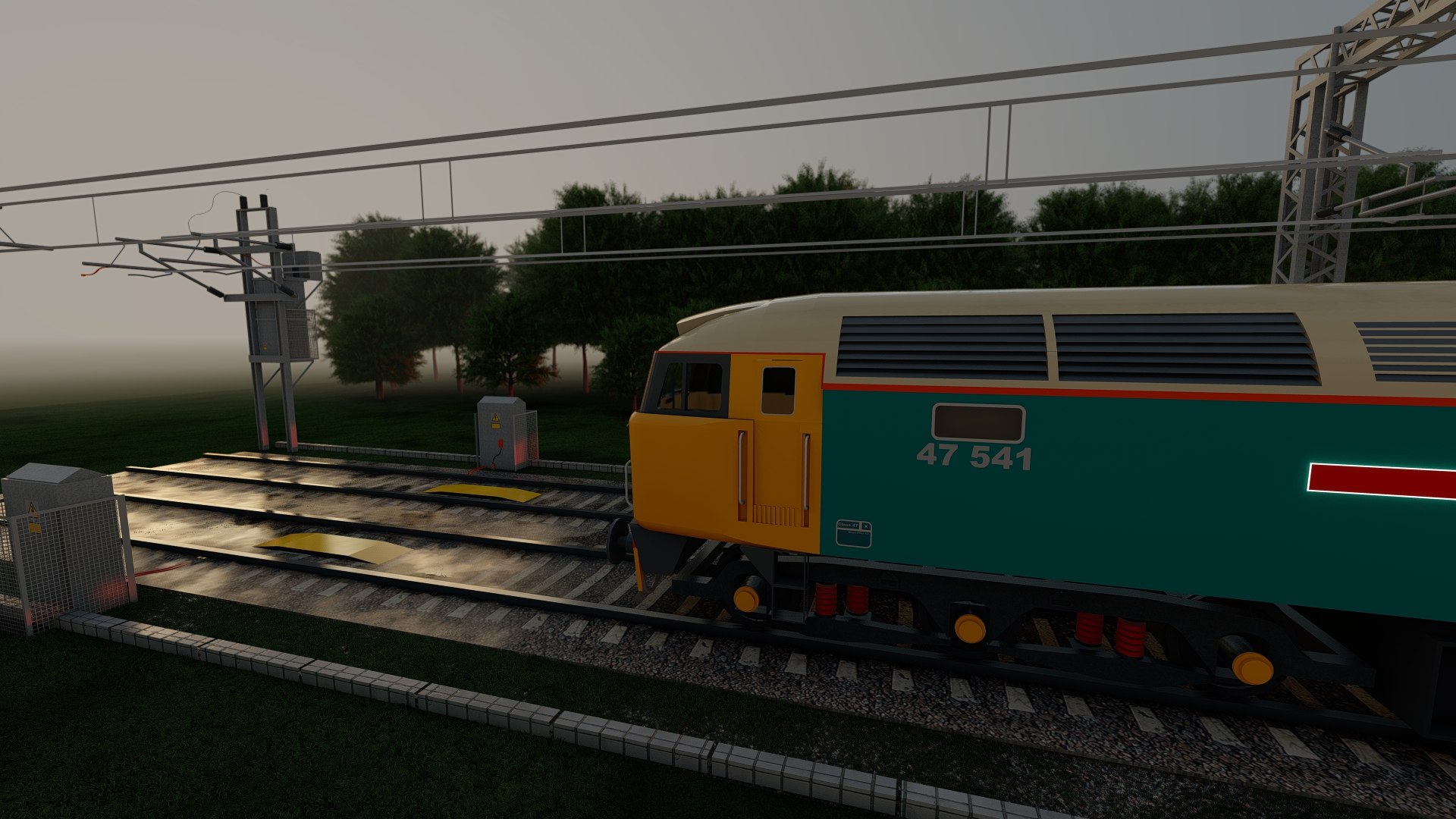 British Rail Class 47 MK2 And MK3 Coaches Model - TurboSquid 2336232