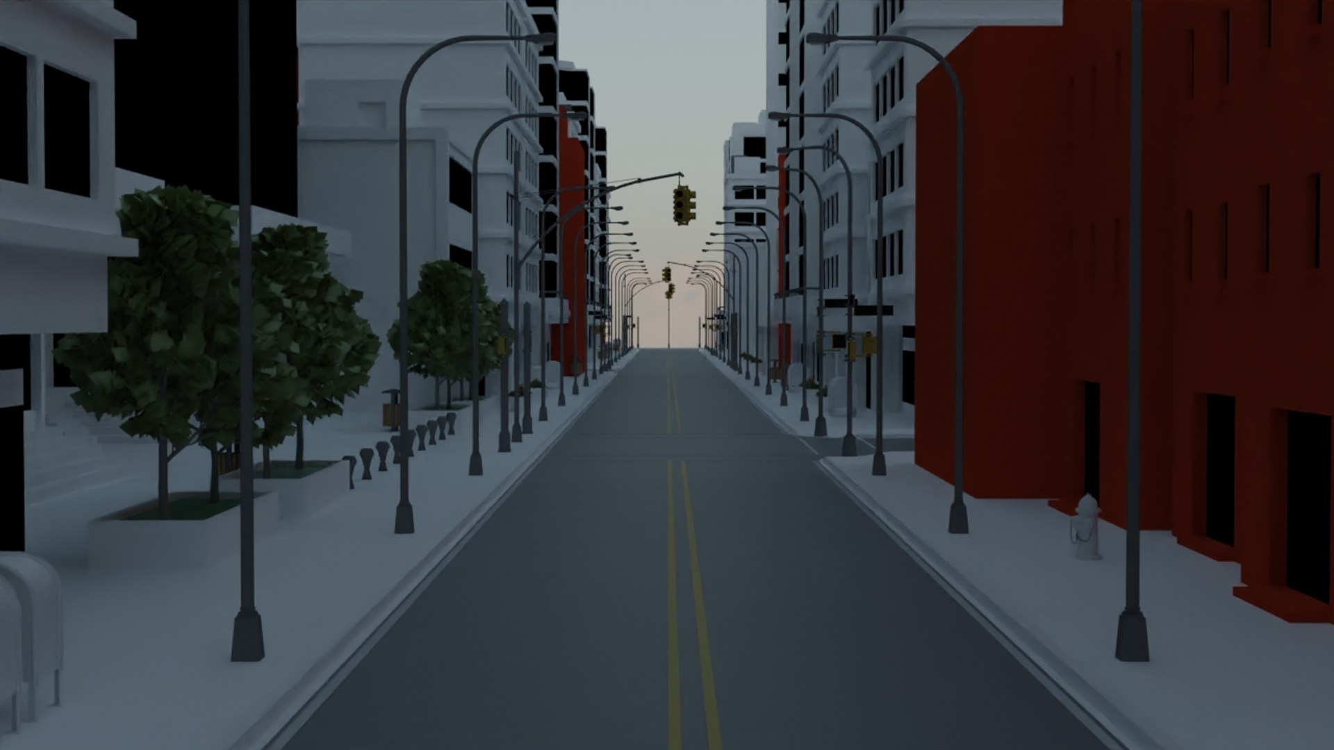 City Environment 3D Model - TurboSquid 1601576