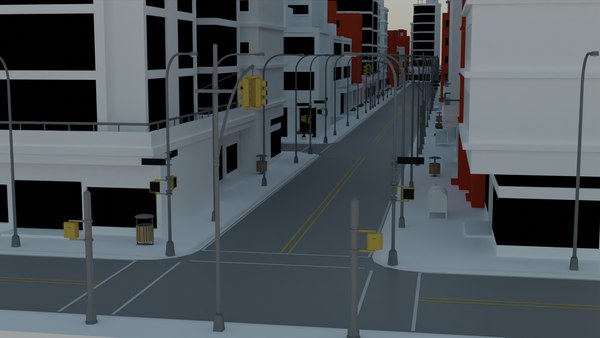 City environment 3D model - TurboSquid 1601576