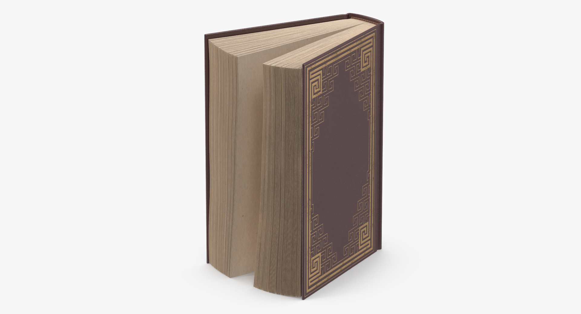 Classic Book 03 Standing 3d Model