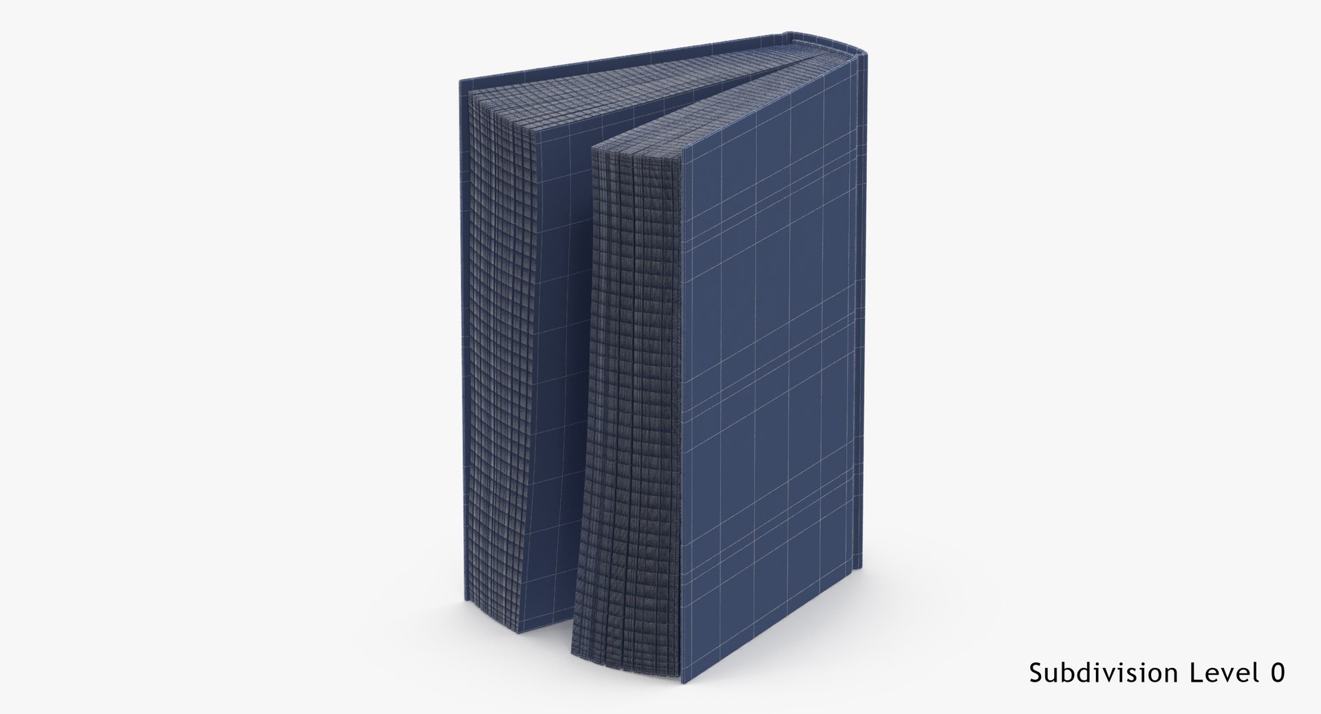 Classic Book 03 Standing 3d Model