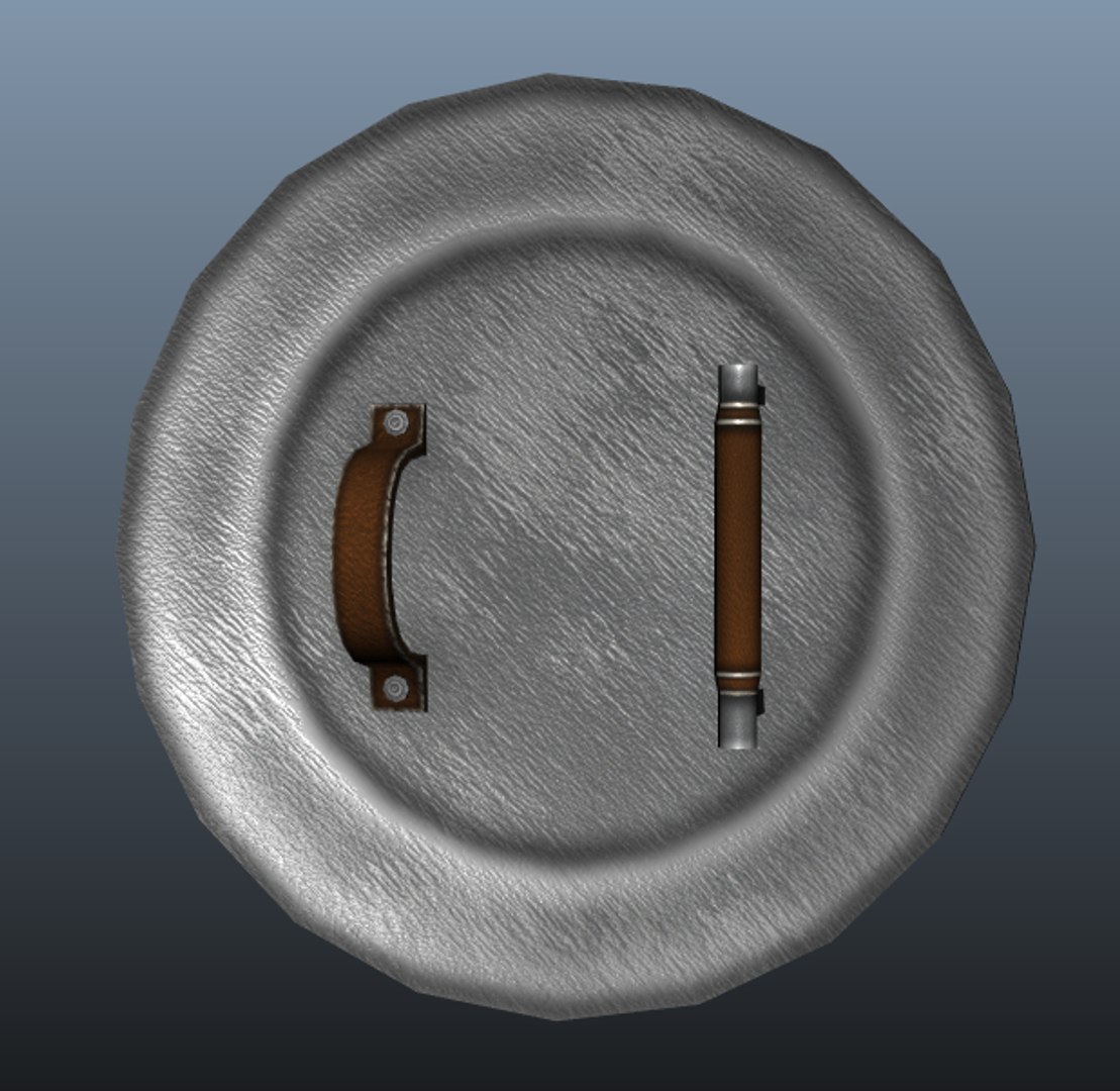 Shield Cartoon 3d Obj