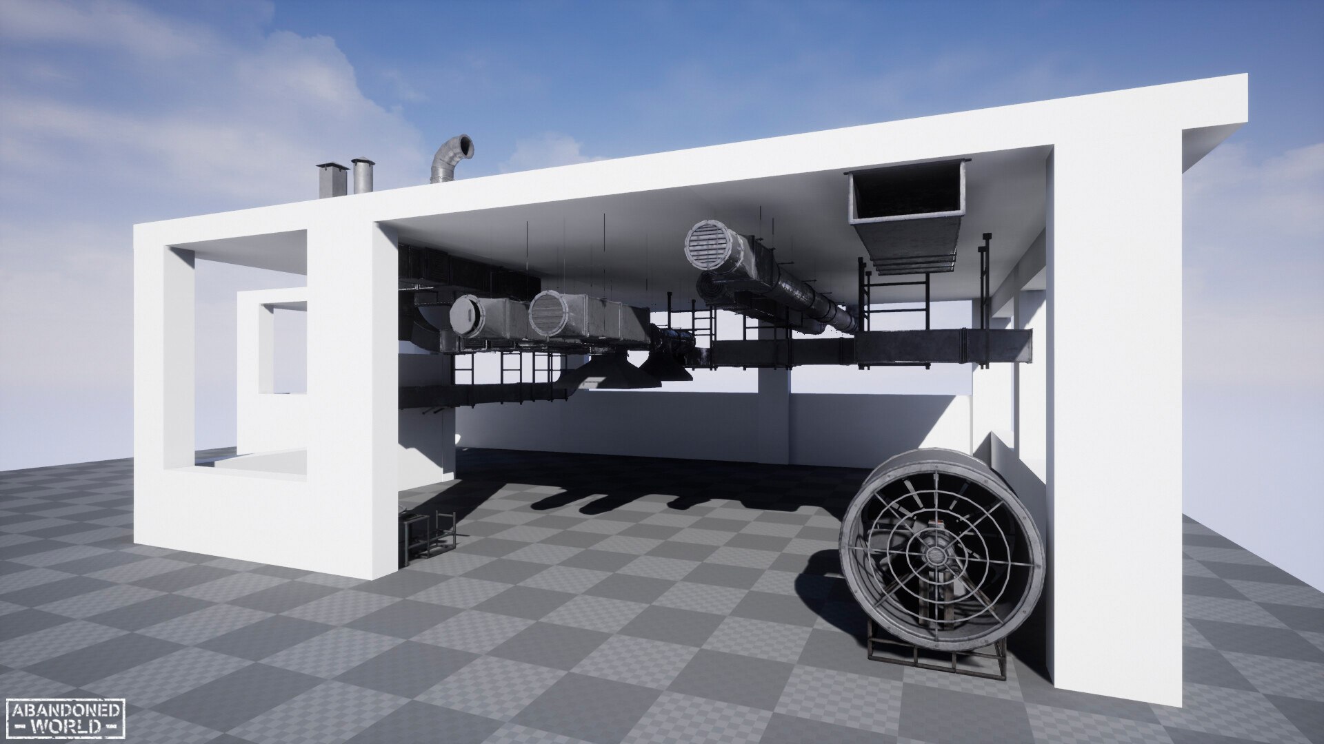 Modular Ventilation Pack For UE4 And Unity 3D Model - TurboSquid 1860179