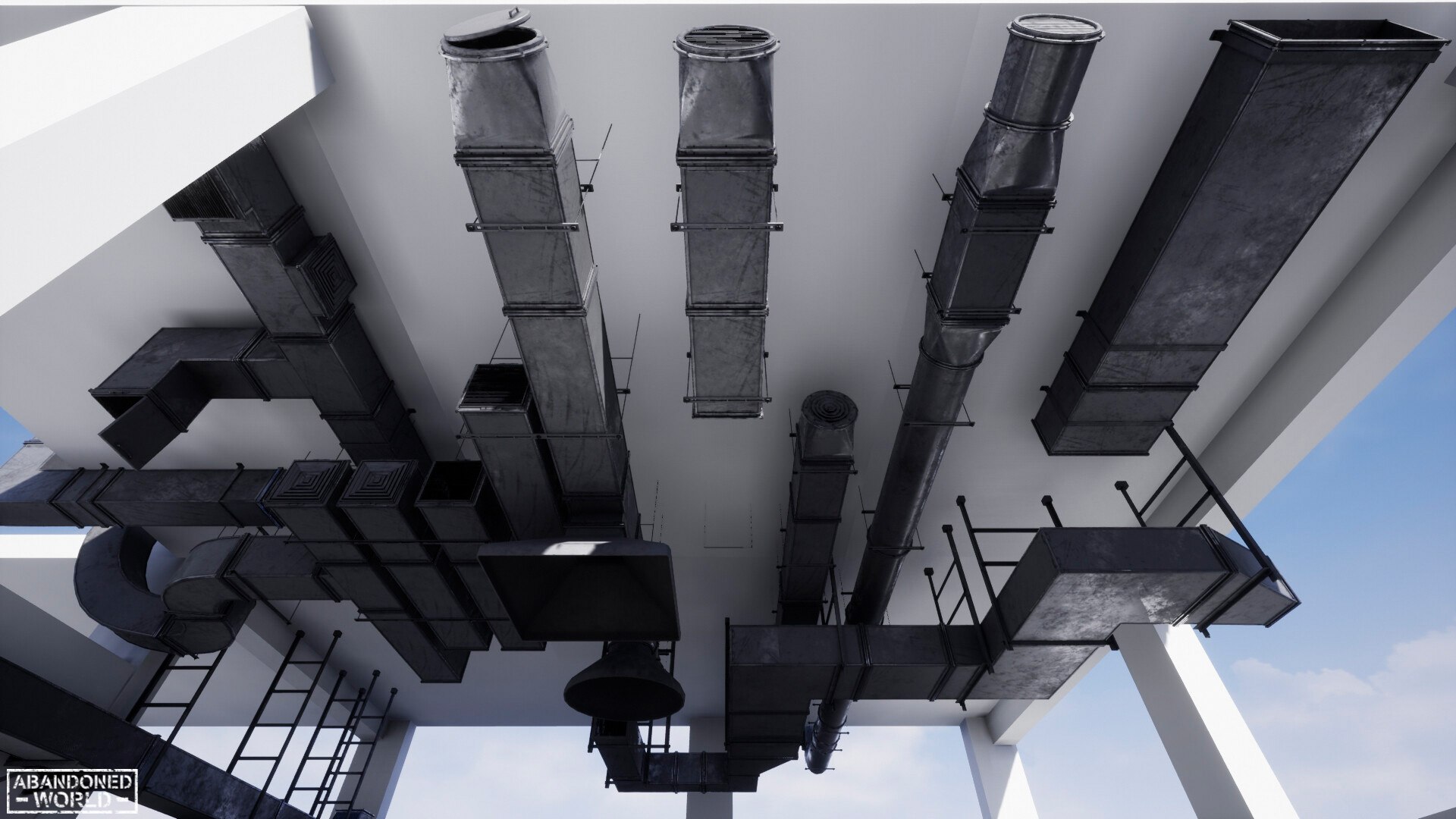 Modular Ventilation Pack For UE4 And Unity 3D Model - TurboSquid 1860179