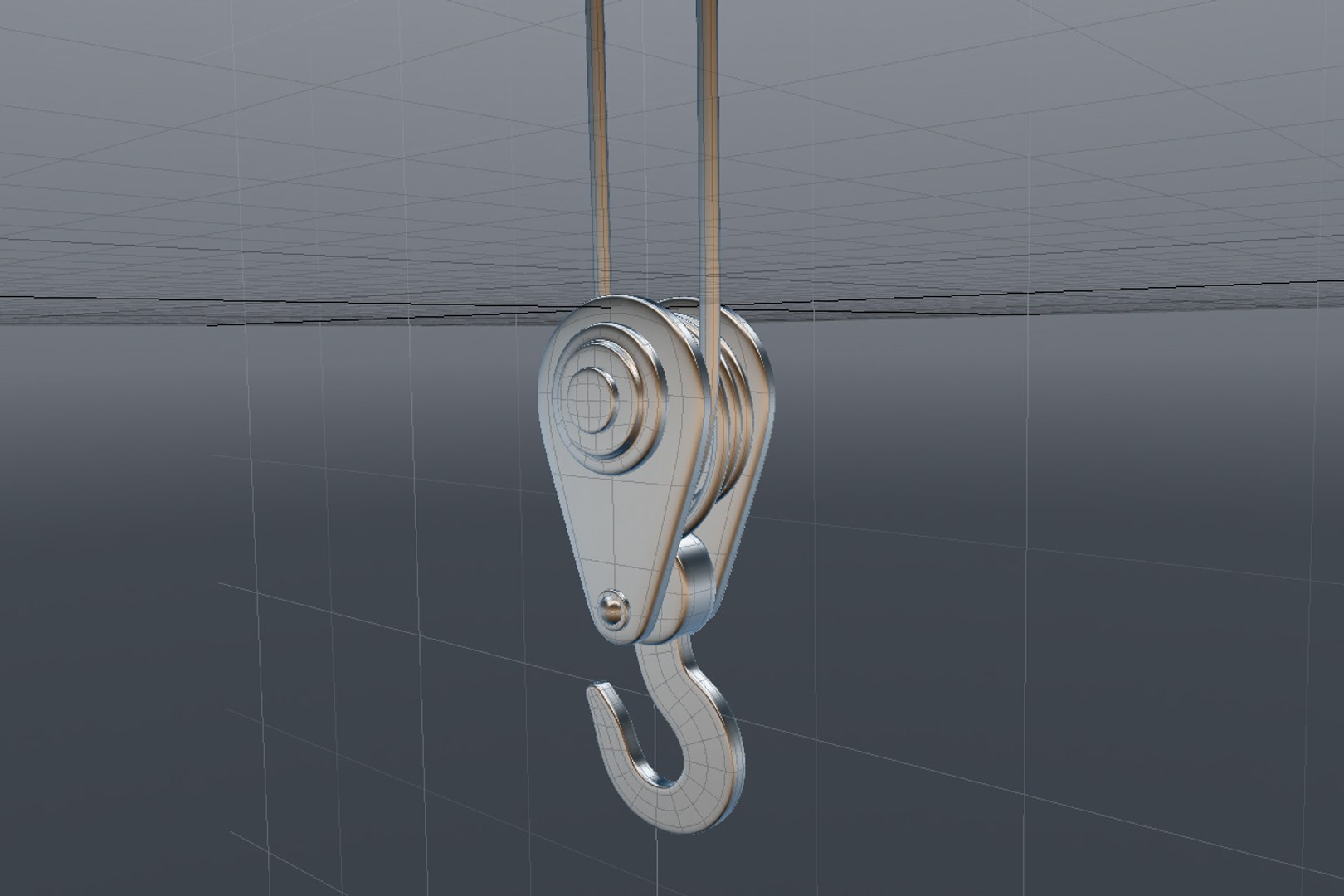 3d Crane Hook Model