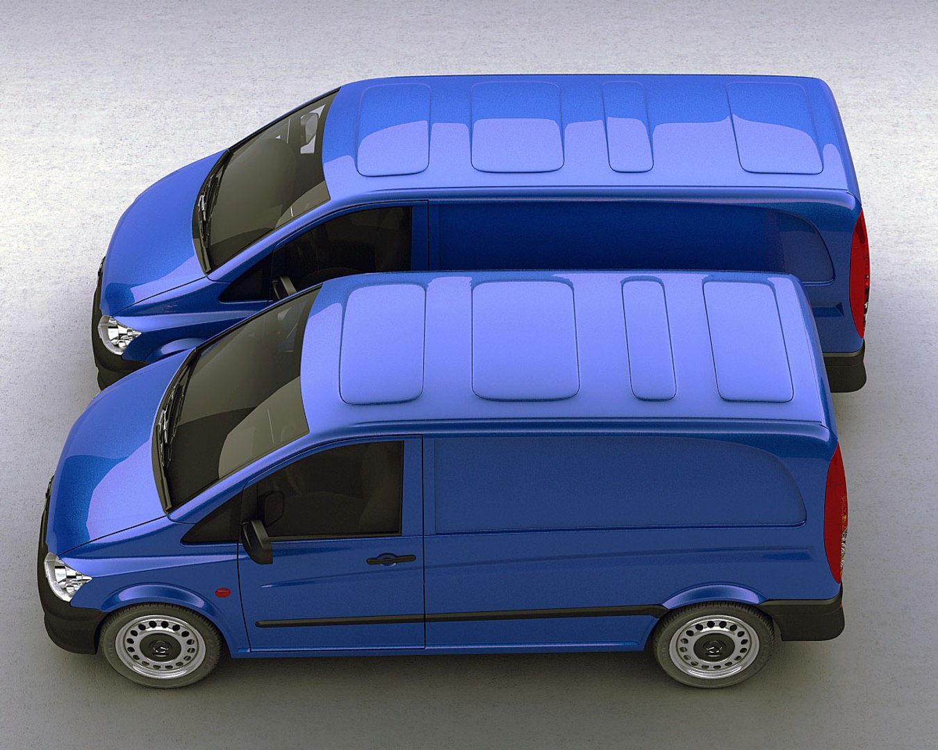 3d Model Mercedes Vito Van