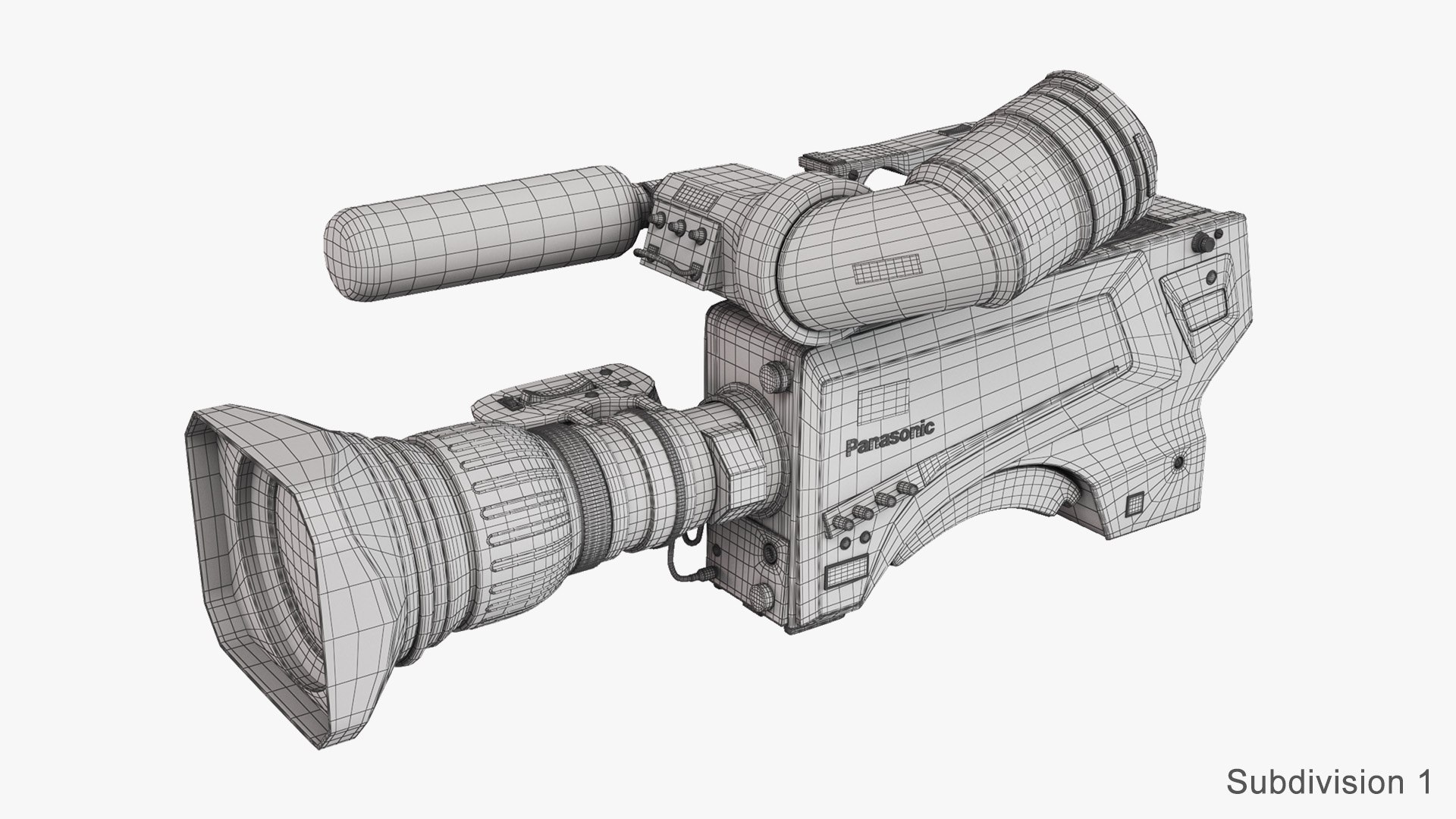 3D Video Camera Panasonic - TurboSquid 2106115