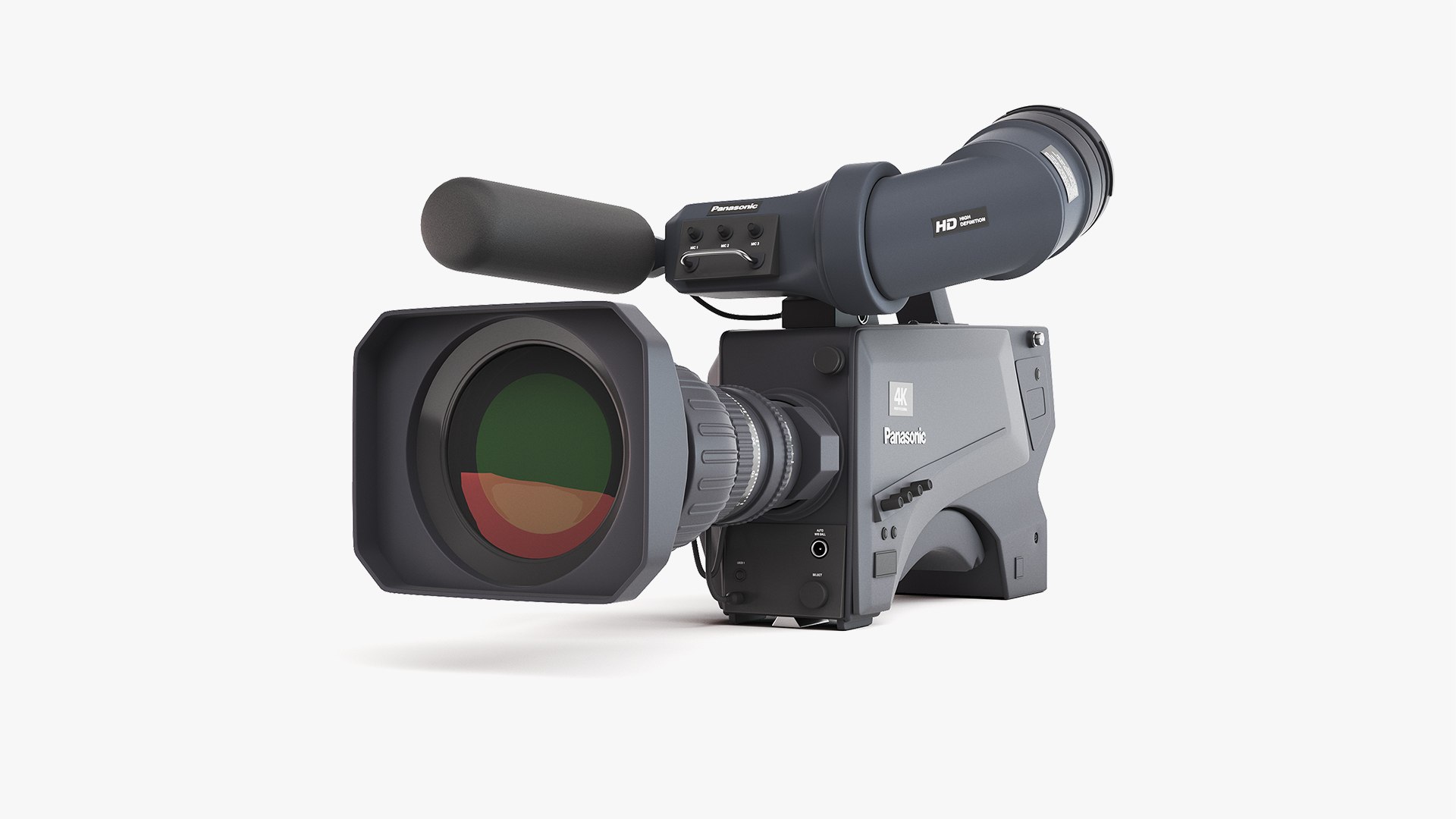 3D Video Camera Panasonic - TurboSquid 2106115