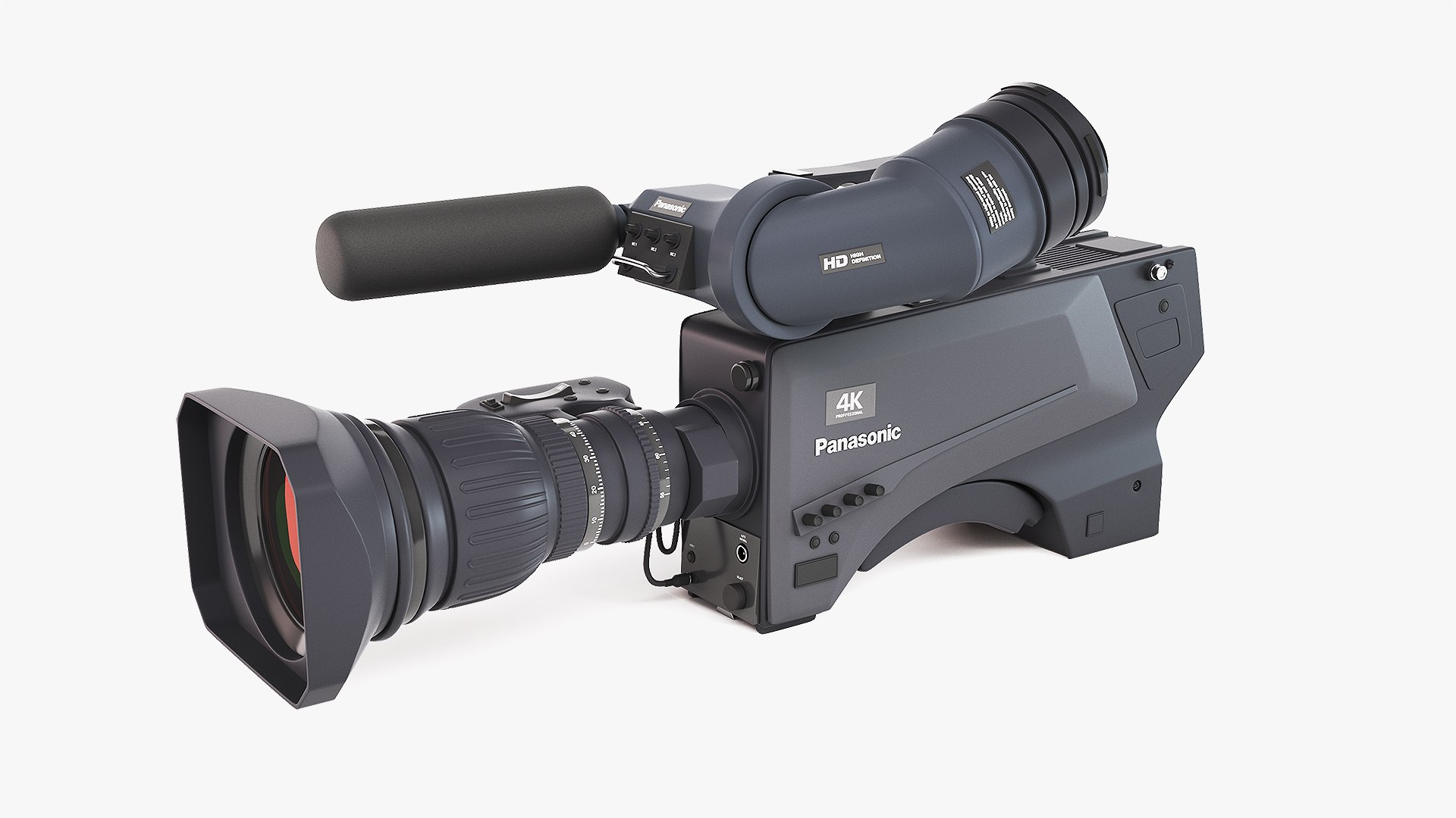 3D Video Camera Panasonic - TurboSquid 2106115