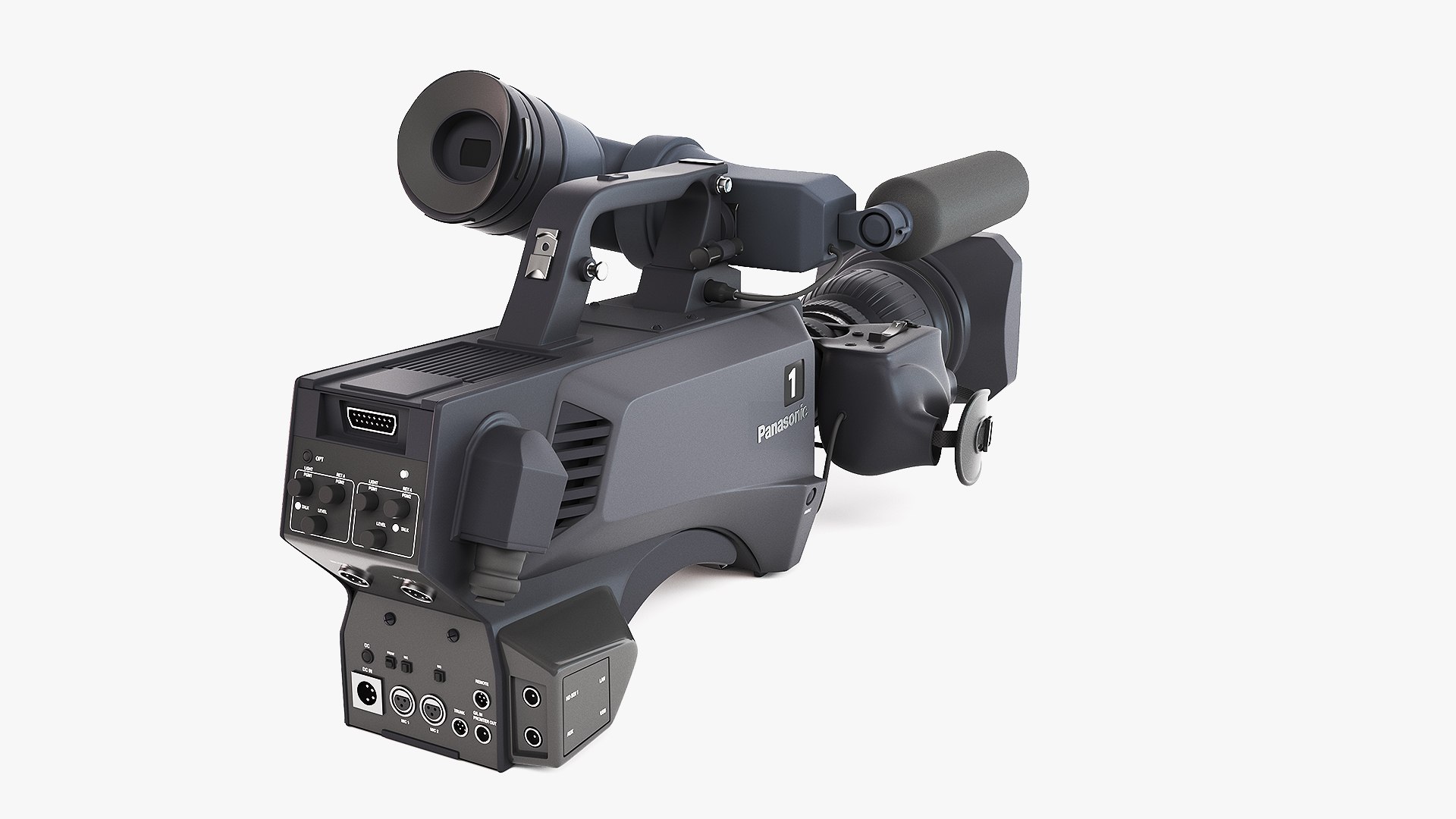 3D Video Camera Panasonic - TurboSquid 2106115