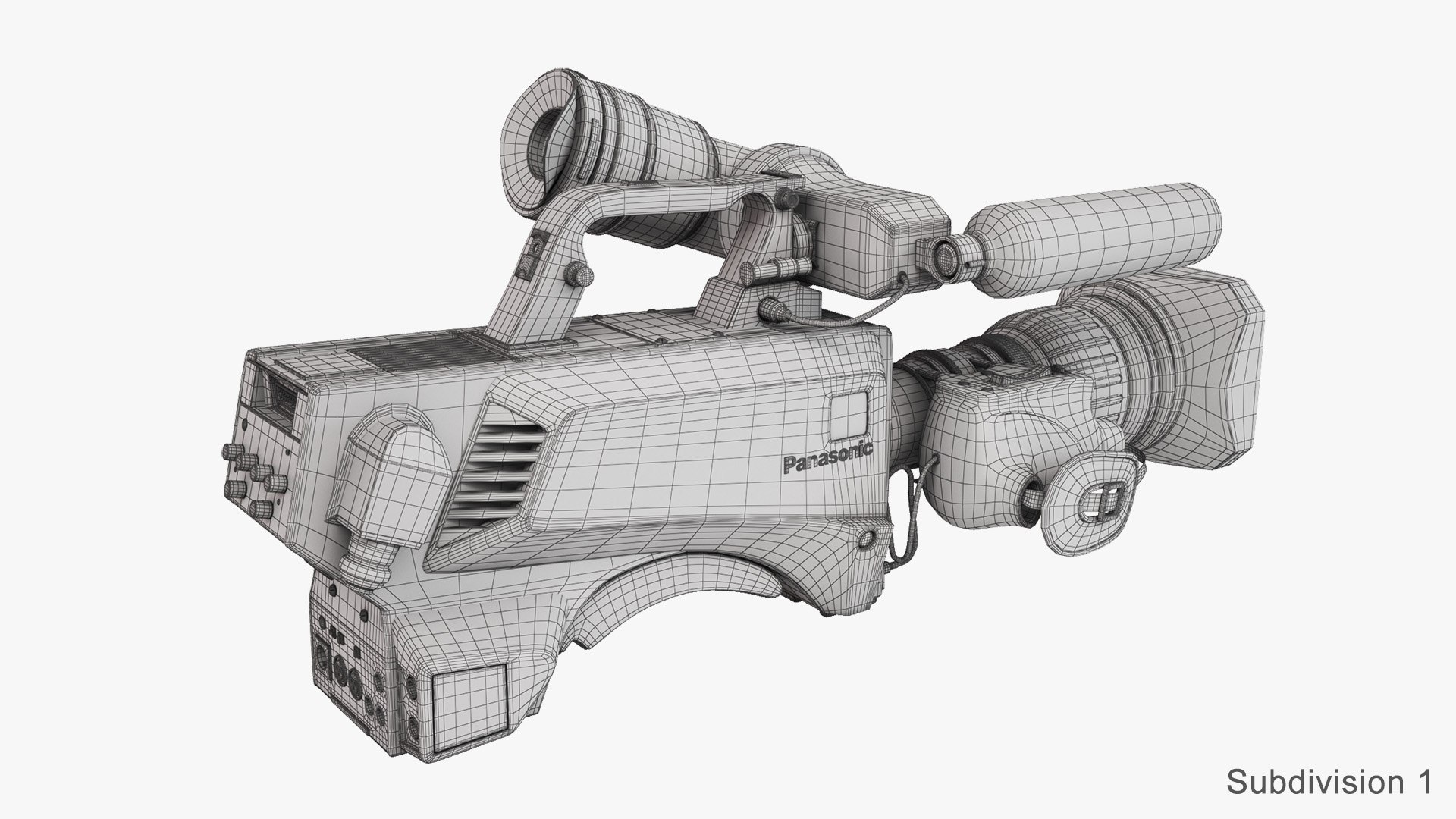 3D Video Camera Panasonic - TurboSquid 2106115