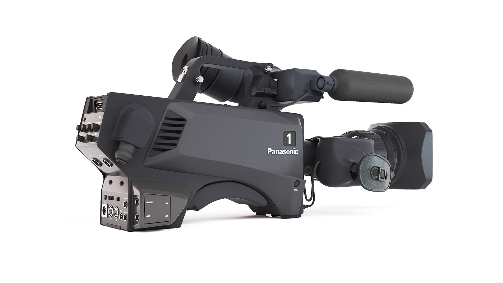 3D Video Camera Panasonic - TurboSquid 2106115