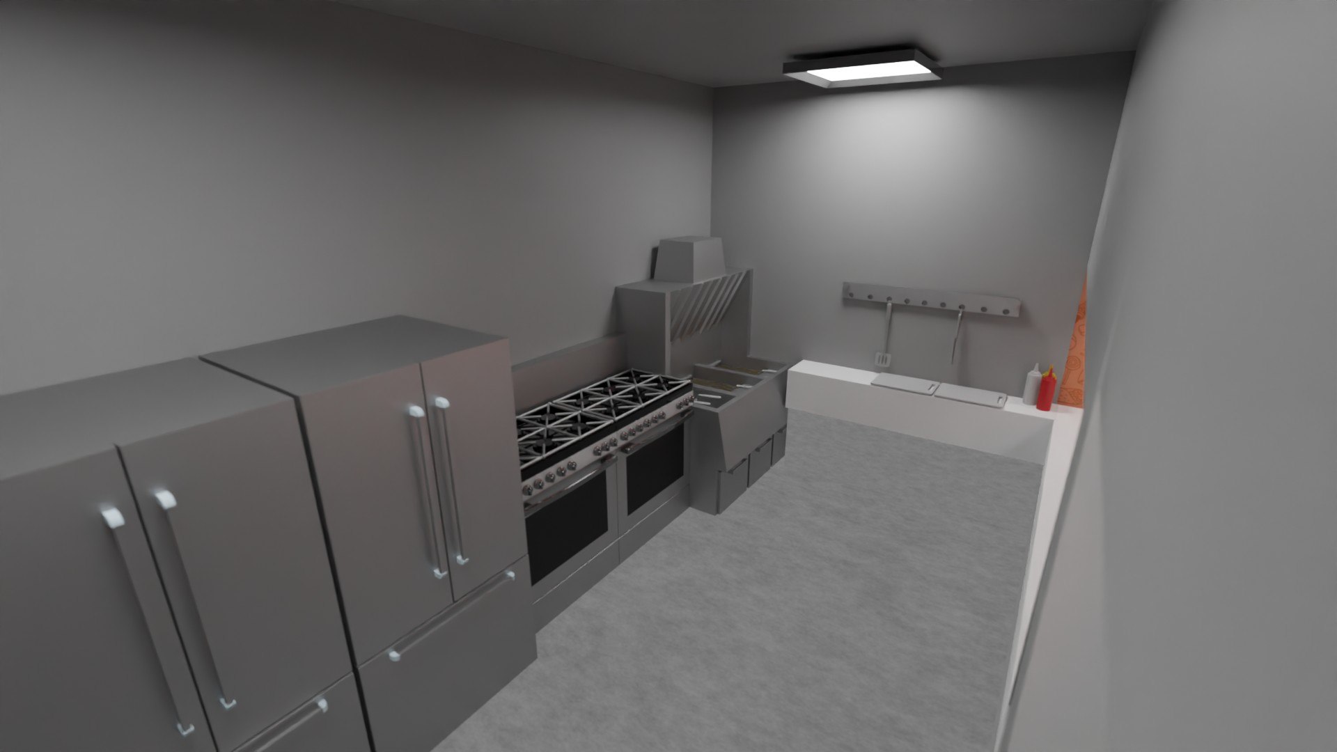 Fast Food Restraunt 3D Model - TurboSquid 2025234