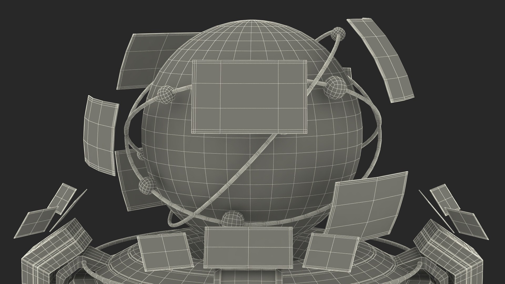 3D Futuristic Hologram Control Panel Model - TurboSquid 2276874